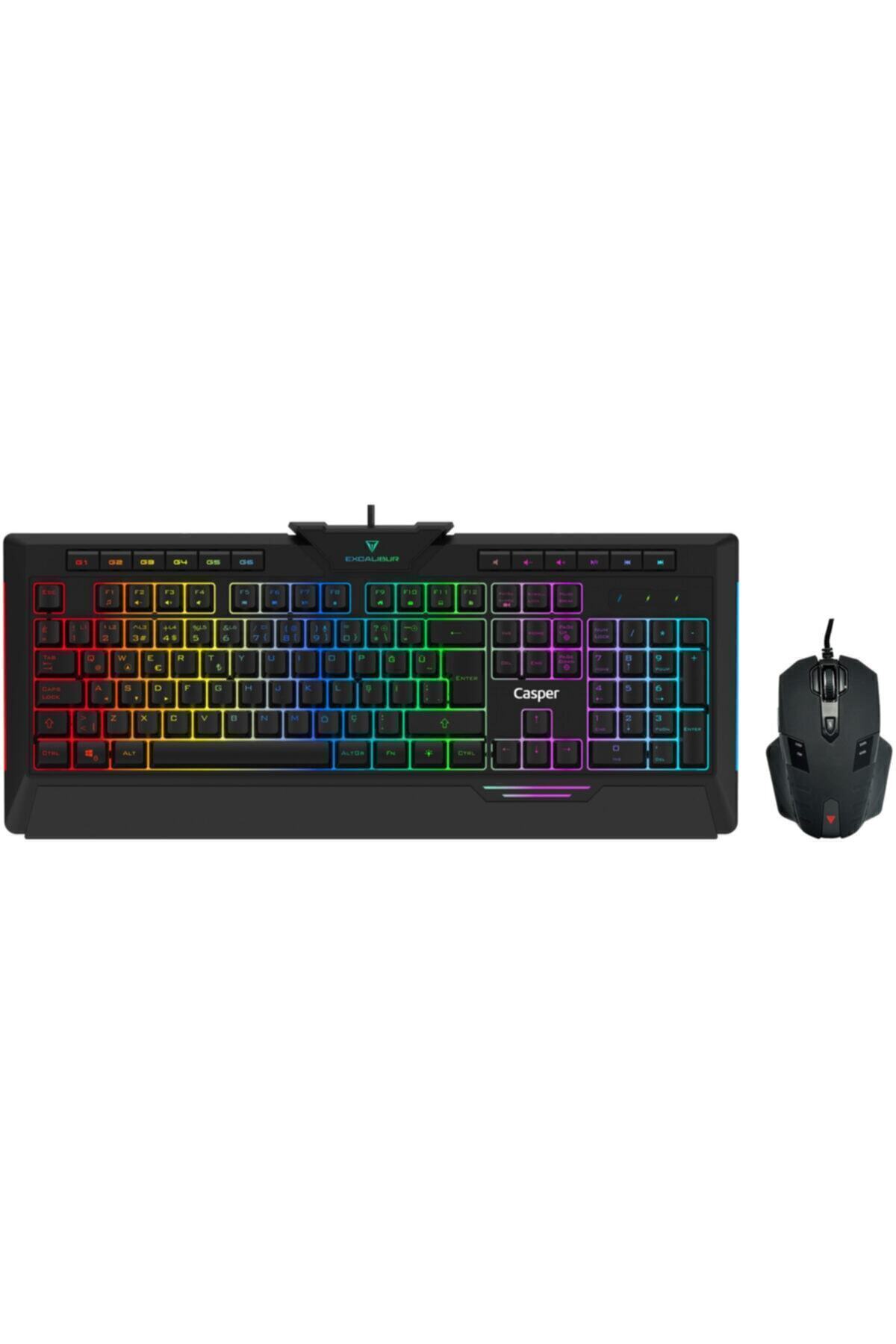 Casper Excalibur EX800 Kablolu RGB Oyuncu Klavye Mouse Set Fiyatı ...