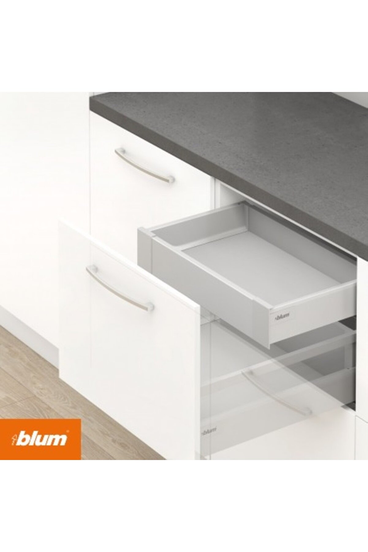 Blum Tandembox Iç Çekmece Antaro Bordürsüz (M) 50 Cm Gri Fiyatı ...