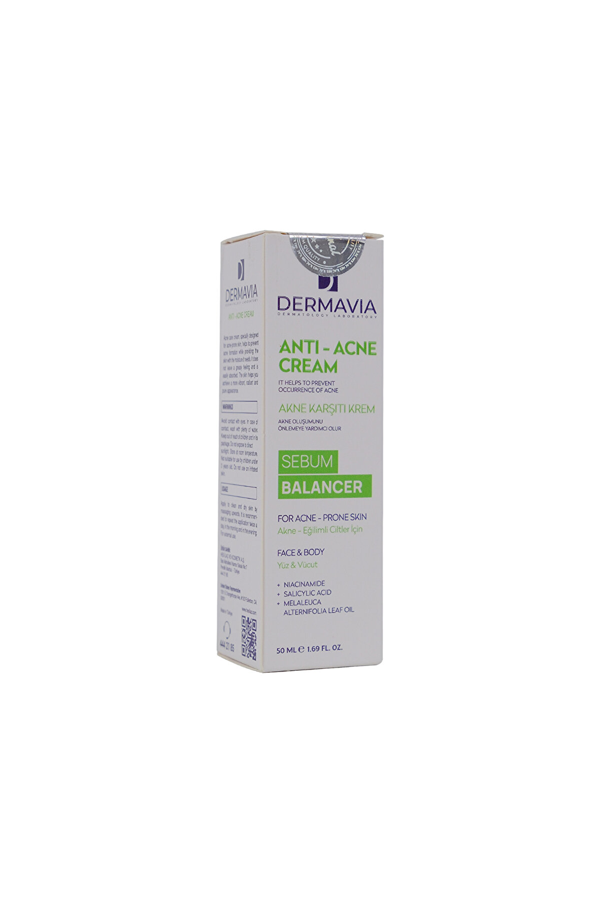 Dermavia ANTI-AKNE KREM 50 ML Fiyatı, Yorumları - Trendyol