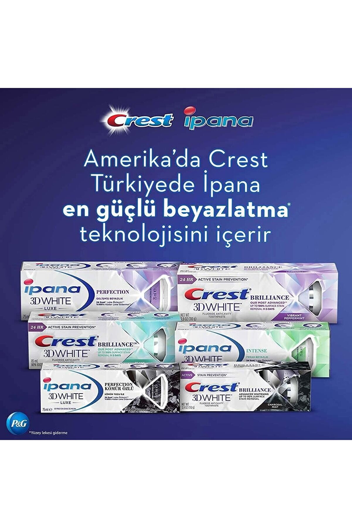 İpana Ipana 3 Boyutlu Beyazlık Luxe Hassas Beyazlık Diş Macunu 75 ml ...