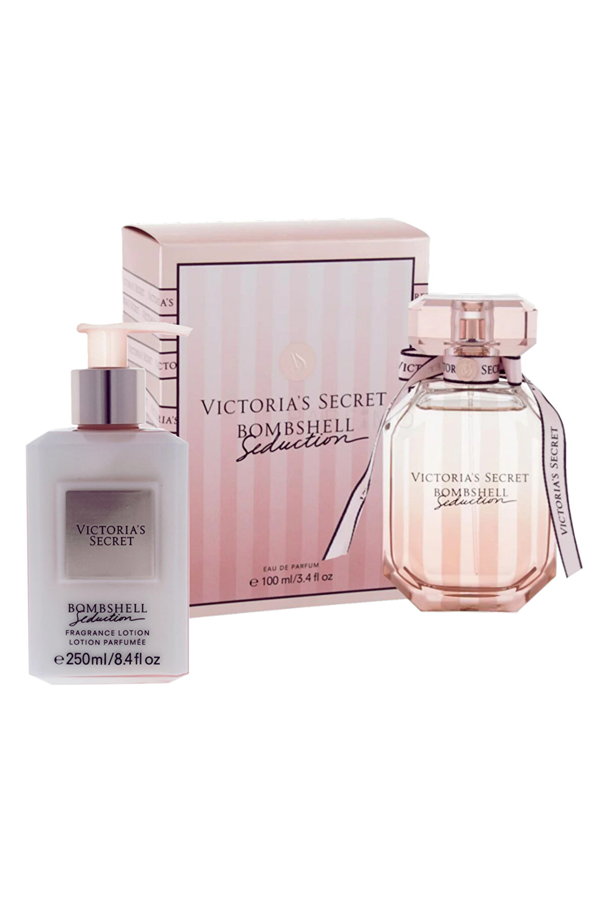 Victoria's Secret Bombshell Seduction Edp 100 ml Kadın Parfüm + 250 ml Vücut Losyonu 2li Set ...