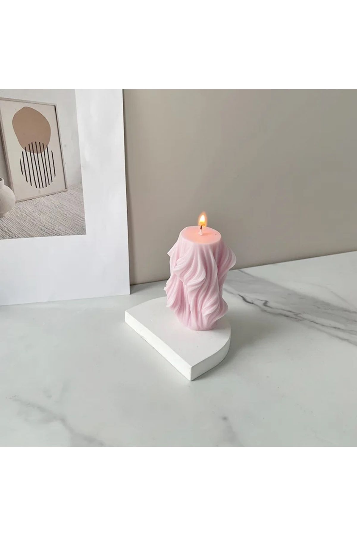 Genel Markalar Dekoratif Dalgalı Mum Kalıbı - Dalgalı Vegan Mum silikon ... Genel Markalar Dekoratif Dalgalı Mum Kalıbı - Dalgalı Vegan Mum silikon ...