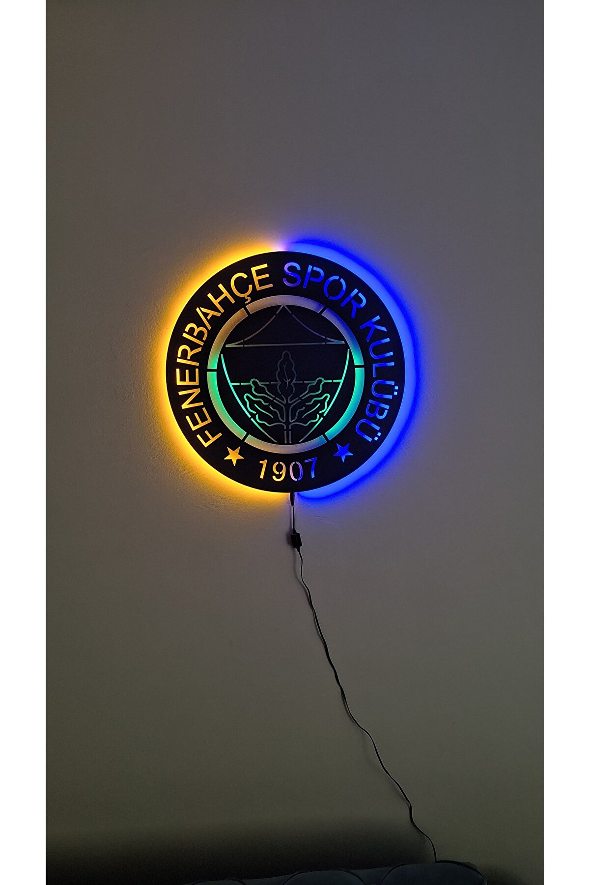 Genel Markalar S.e.k Tasarım Fenerbahce Led Işıklı Logo , Tablo , Gece ...