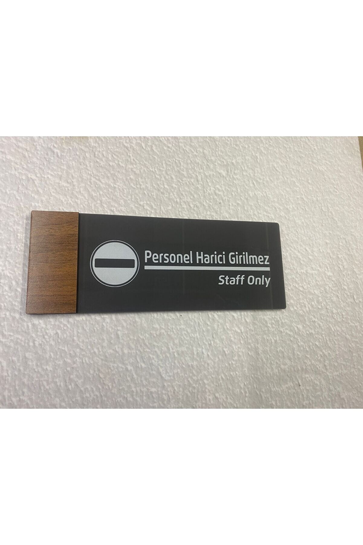 Dekokonsept Wooden Serisi (PERSONEL HARİCİ) Ofis Oda Kapı Isimliği Yönlendirme Tabelası - Fiyatı ...