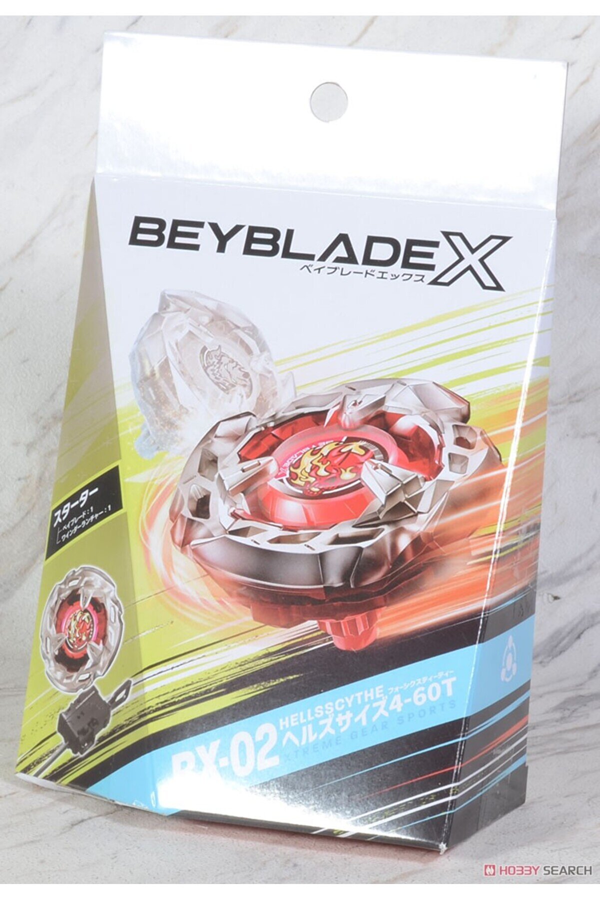 Beyblade Takara Tomy Beyblade X BX-02 Starter Hells Scythe 4-60T Hellsscythe FIRLATICILI SET EN ...