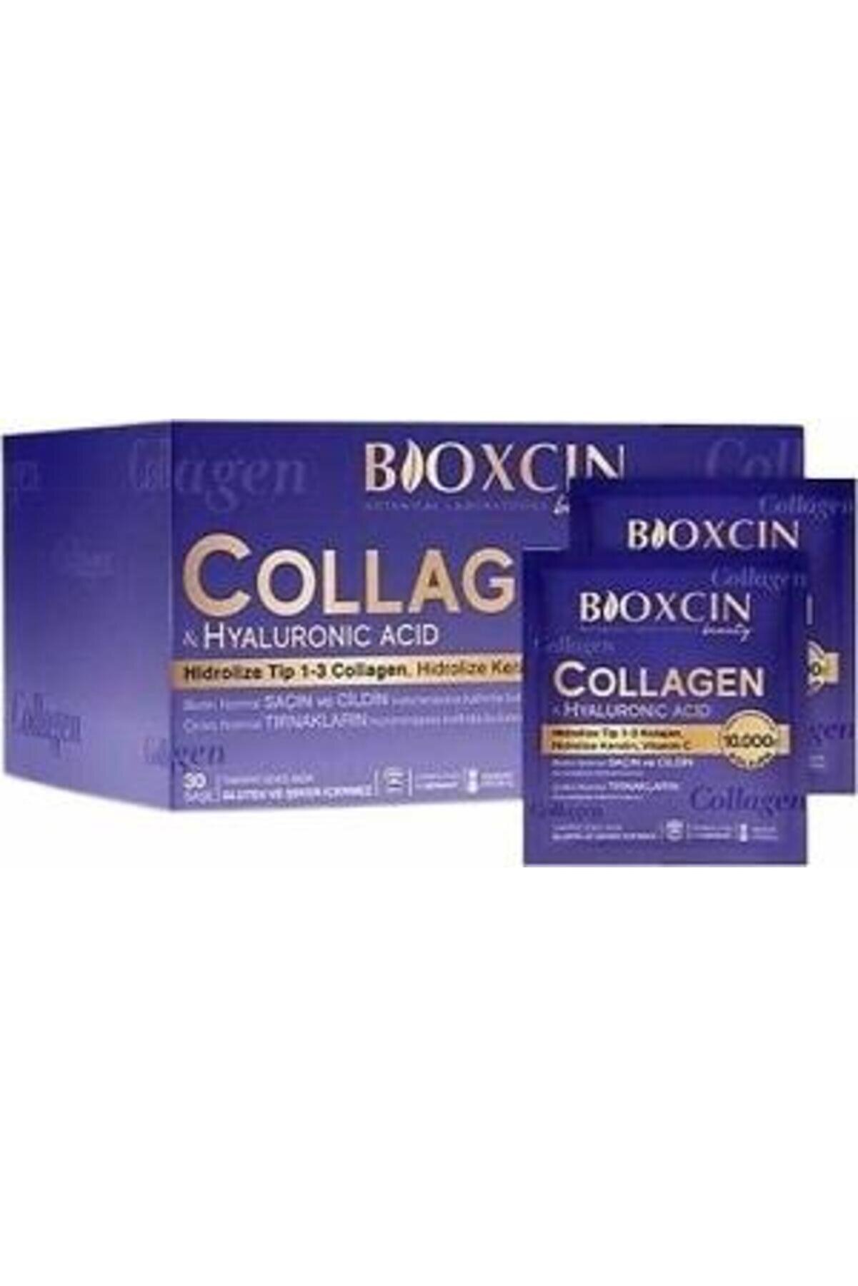 Bioxin Collagen Hyaluronic Acid 10.000 Mg Tip 1-3 Keratin Vitamin C 30 ...