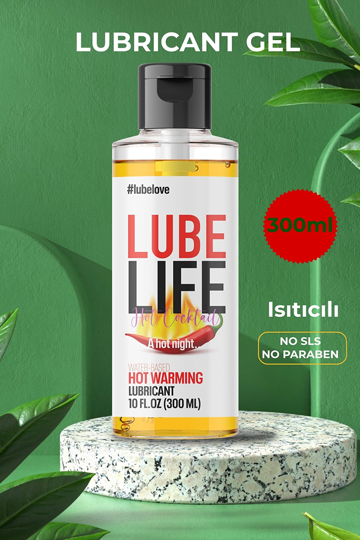 Lube Life Isıtıcı Su Bazlı Lubricant Jel 300ml Unisex Kayganlaştırıcı ...