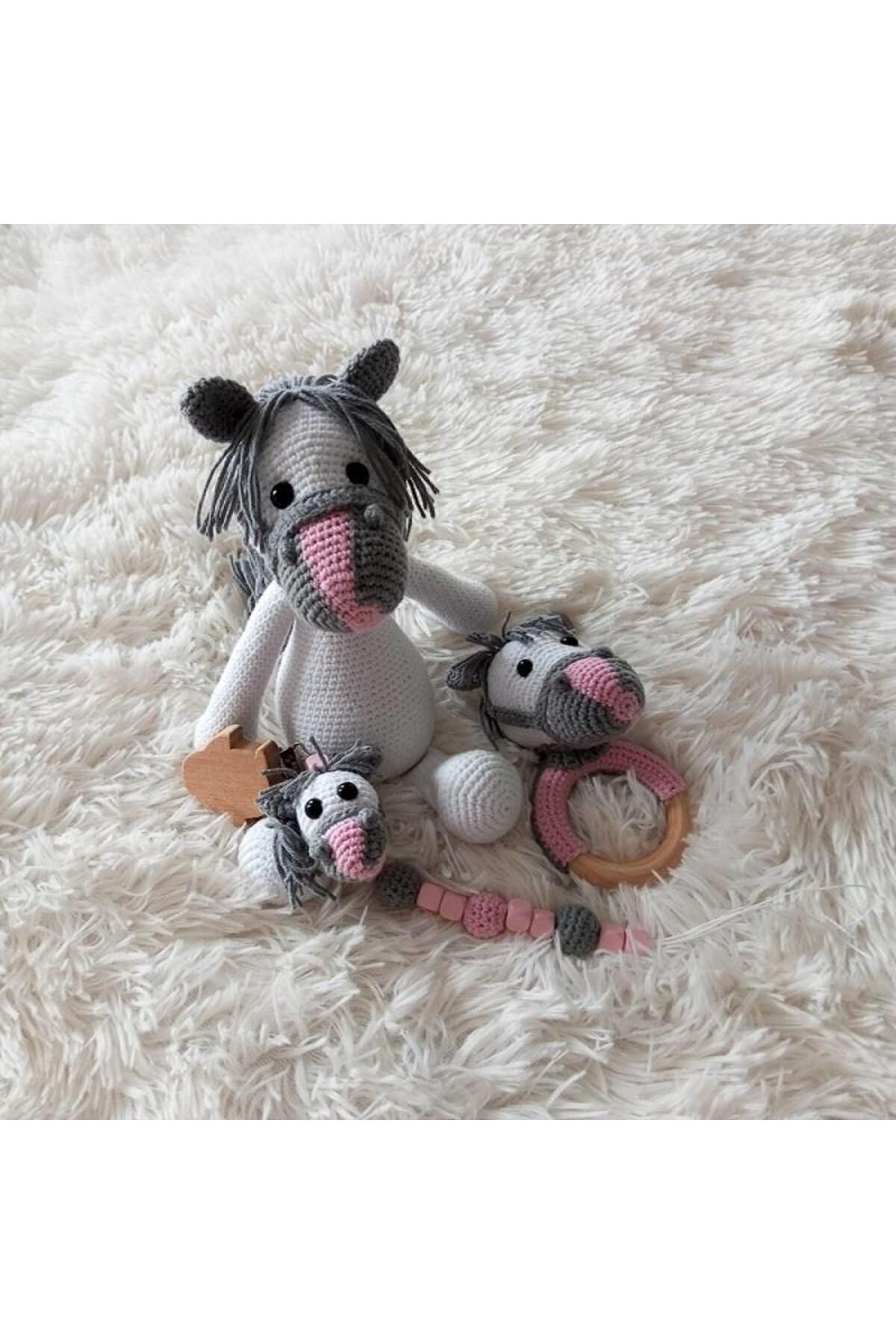 OYUNCAKPARK Şirin At Seti Yeni Doğan Takımı Amigurumi Organik Oyuncak ... OYUNCAKPARK Şirin At Seti Yeni Doğan Takımı Amigurumi Organik Oyuncak ...