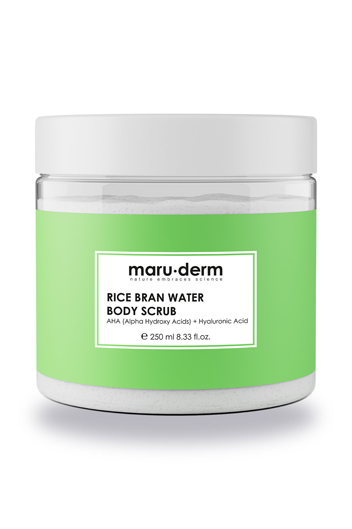 Maru.Derm Body Scrub | Pirinç Suyu Vücut Peelingi | AHA + Hyaluronik ...
