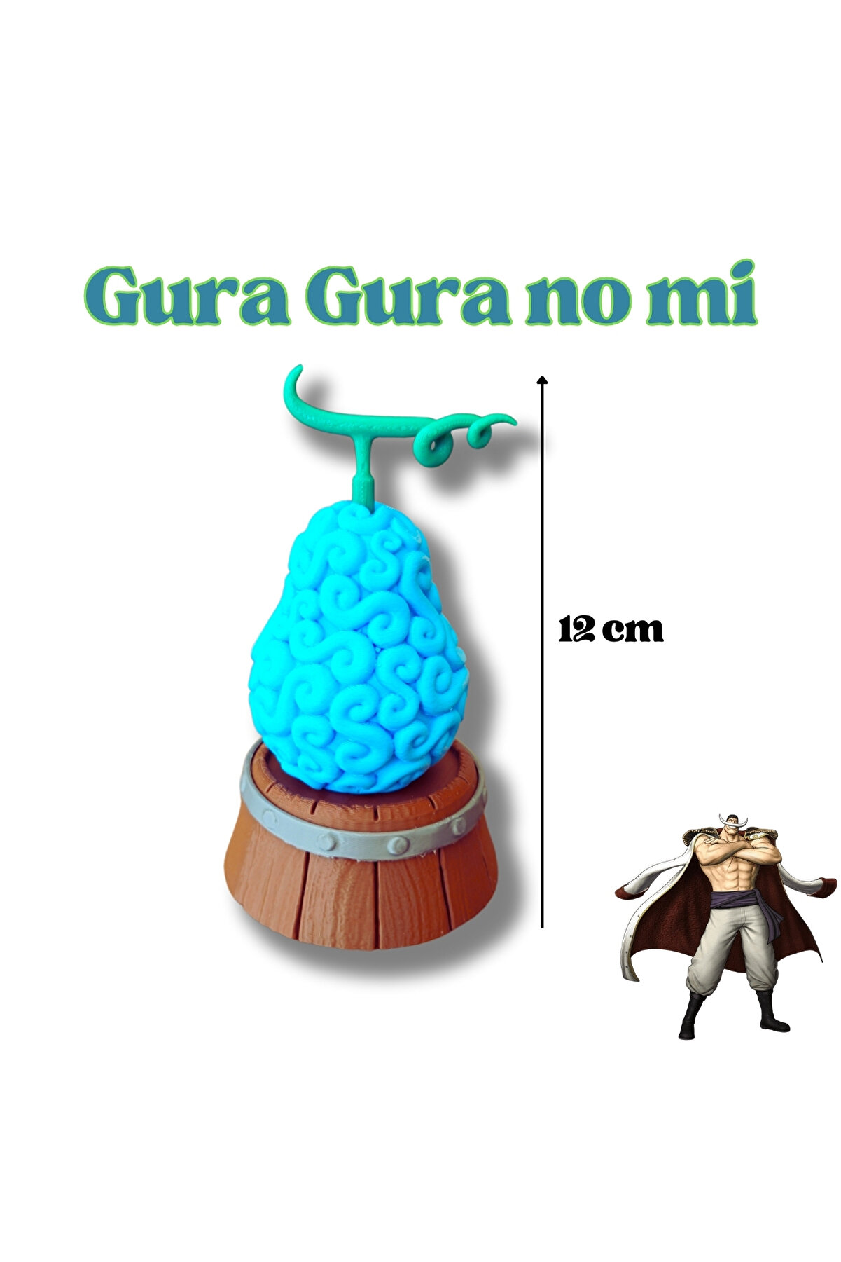 PLA One Piece Gura Gura no Mi Devil's Fruit Edward Newgate/White Beard ...