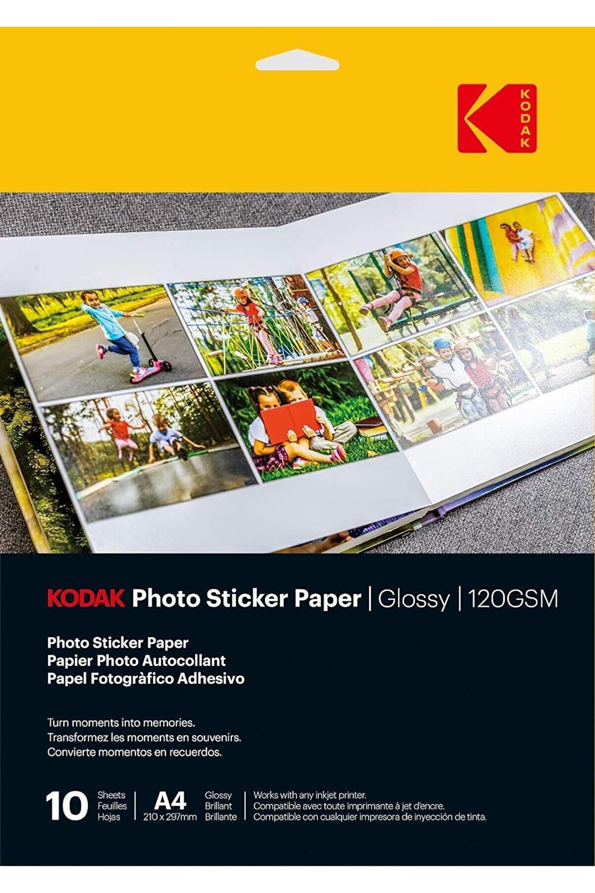 Kodak 120 Gram Sticker Kağıdı - A4*10 - CAT9891-338 - Fiyatı, Yorumları