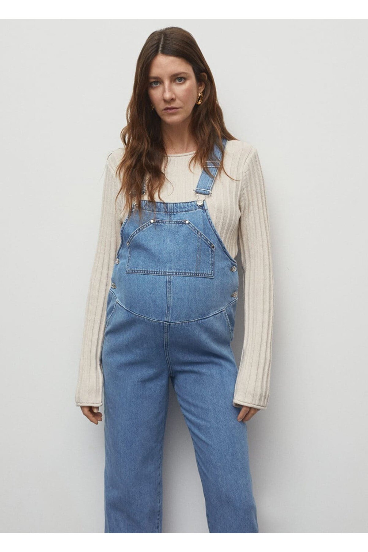 MANGO Denim hamile tulumu Fiyatı, Yorumları - Trendyol