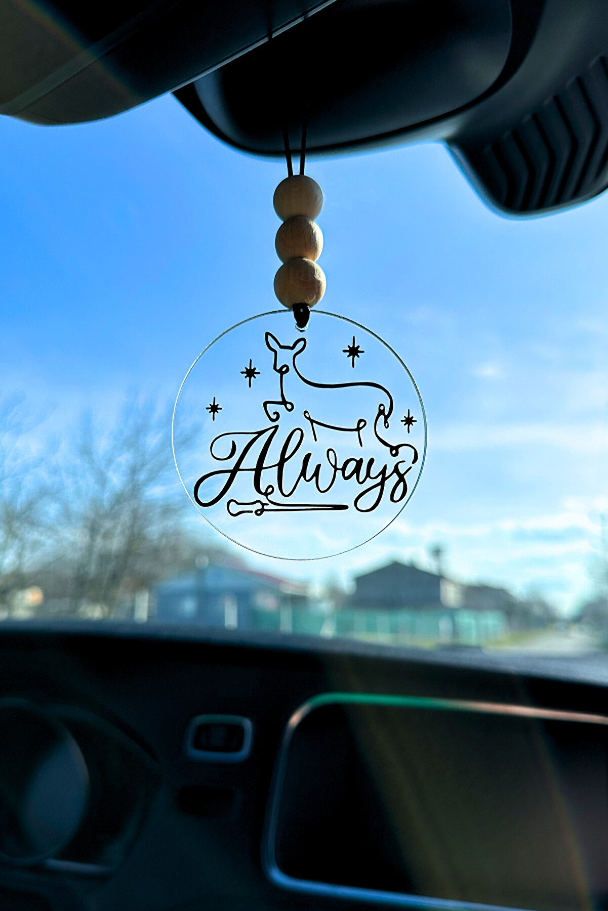 Lusida Design Harry Potter Always Geyik Patronus Tılsımı Dikiz Aynası ...