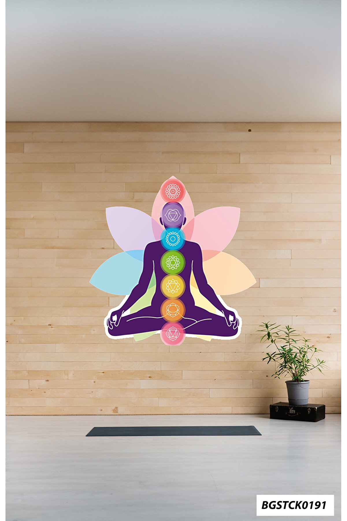 bizerk görsel Yedi Çakra Noktası Enerji Gövdesi Yoga Meditasyonu İnsan ...