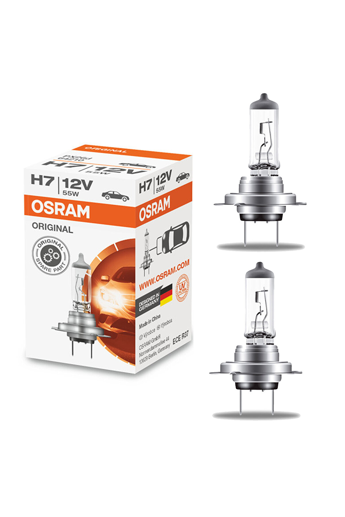 Osram 64210 H7 12v 55w Standart Ampül Alman Üretim 2 Adet Fiyatı, Yorumları - Trendyol