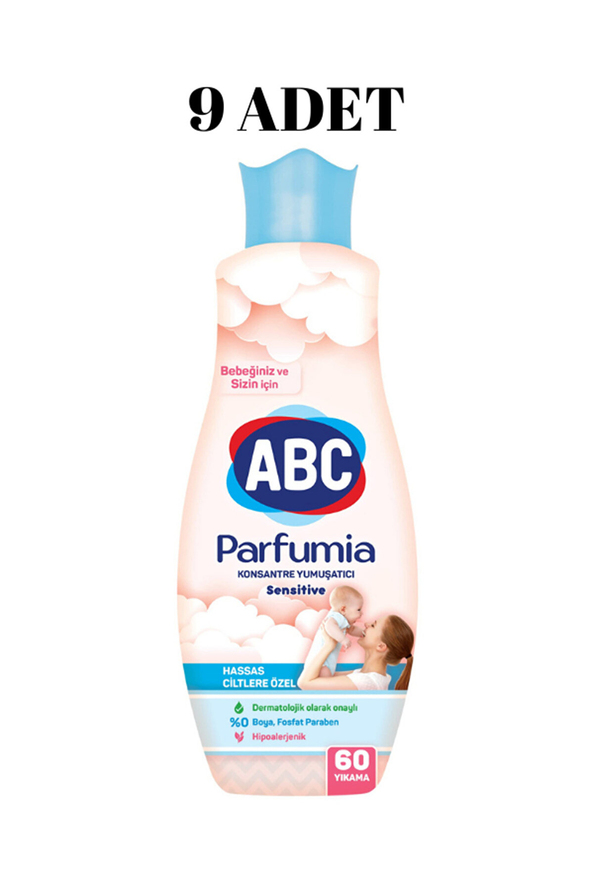 ABC Parfumia Sensitive Konsantre Yumuşatıcı 1440 ML ( 9 ADET ) Fiyatı ...