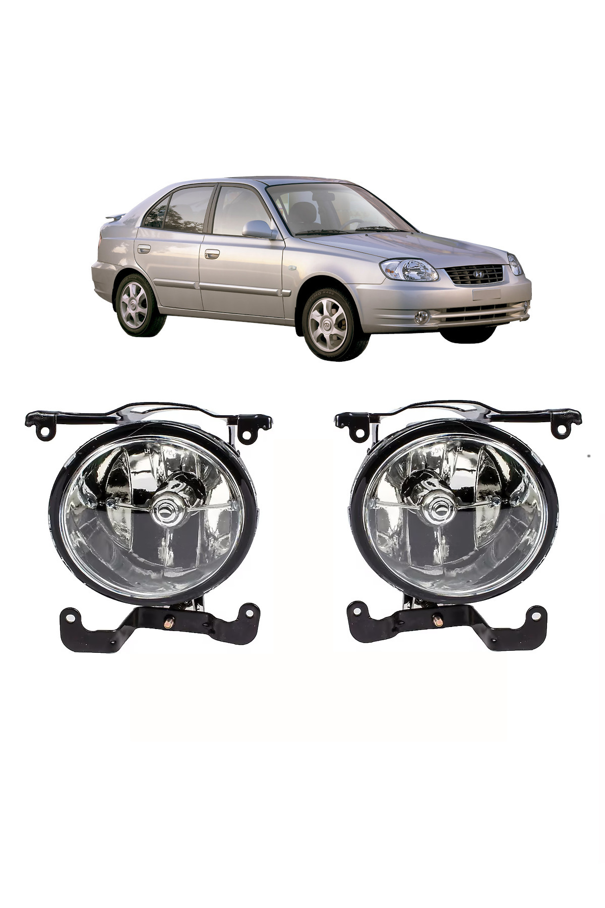 AYFAR 2003-2005 HYUNDAİ ACCENT ADMİRE SİS FARI SAĞ SOL TAKIM ÖN SİS LAMBASI - Fiyatı, Yorumları