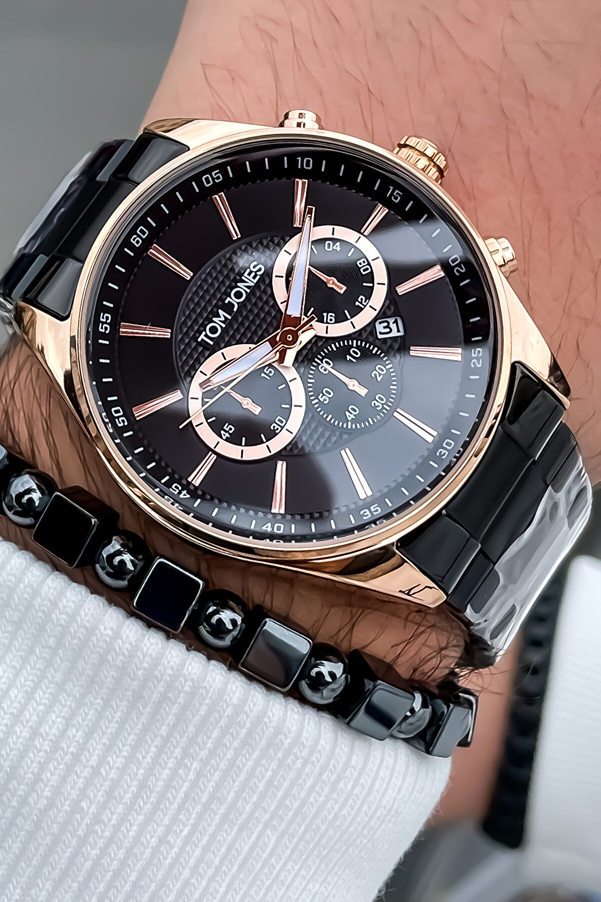 Tom Jones Orijinal Çelik Erkek Kol Saat Ve Bileklik Hediyeli - Fiyatı ...