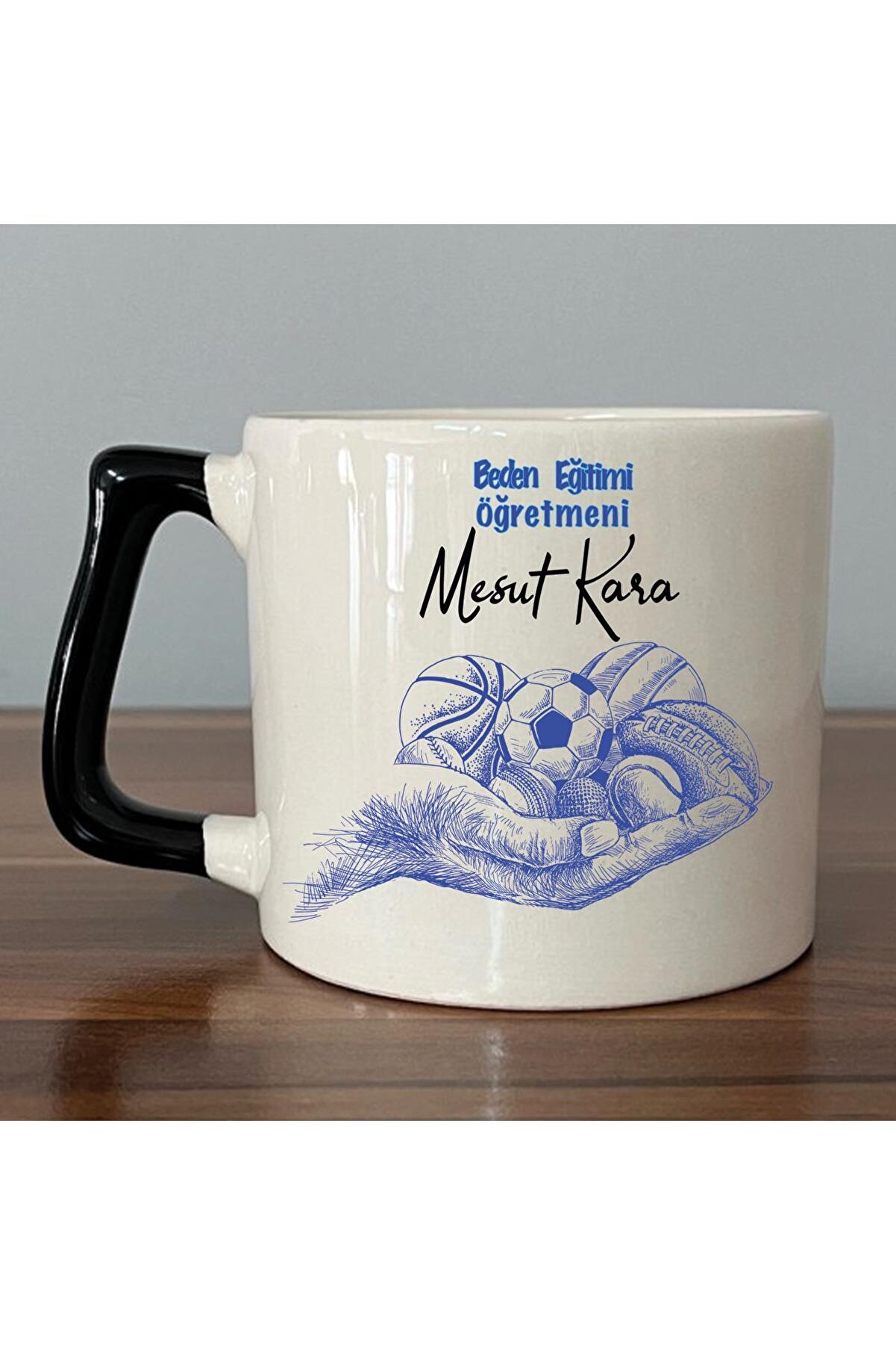 Kırtasiye Ofisi Kişiye Özel Beden Eğitimi Öğretmeni El Üstünde Toplar ...