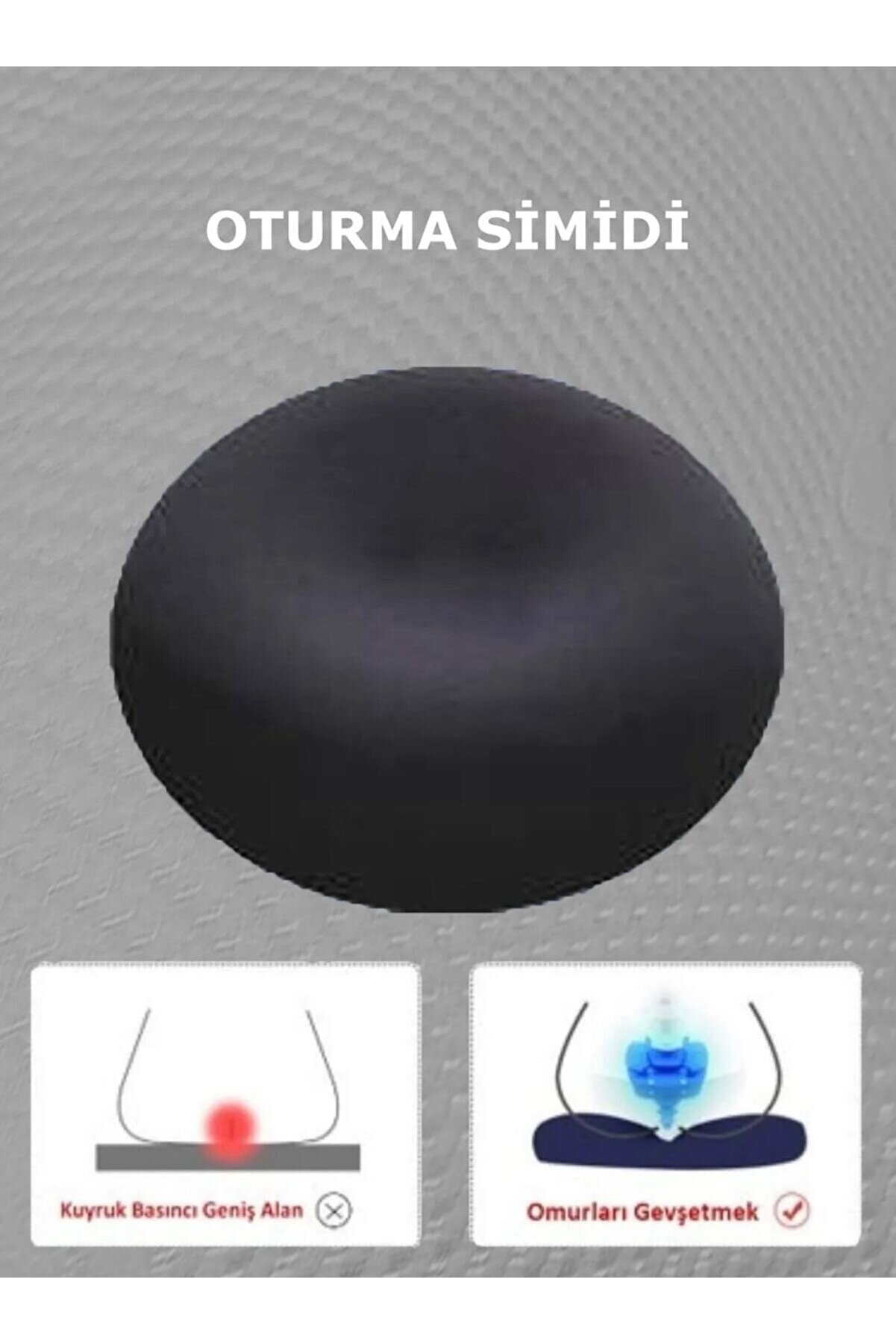 ORPEDOX Oturma Simidi Ortopedik Oturma Minderi Simidi Simit Yastık ...