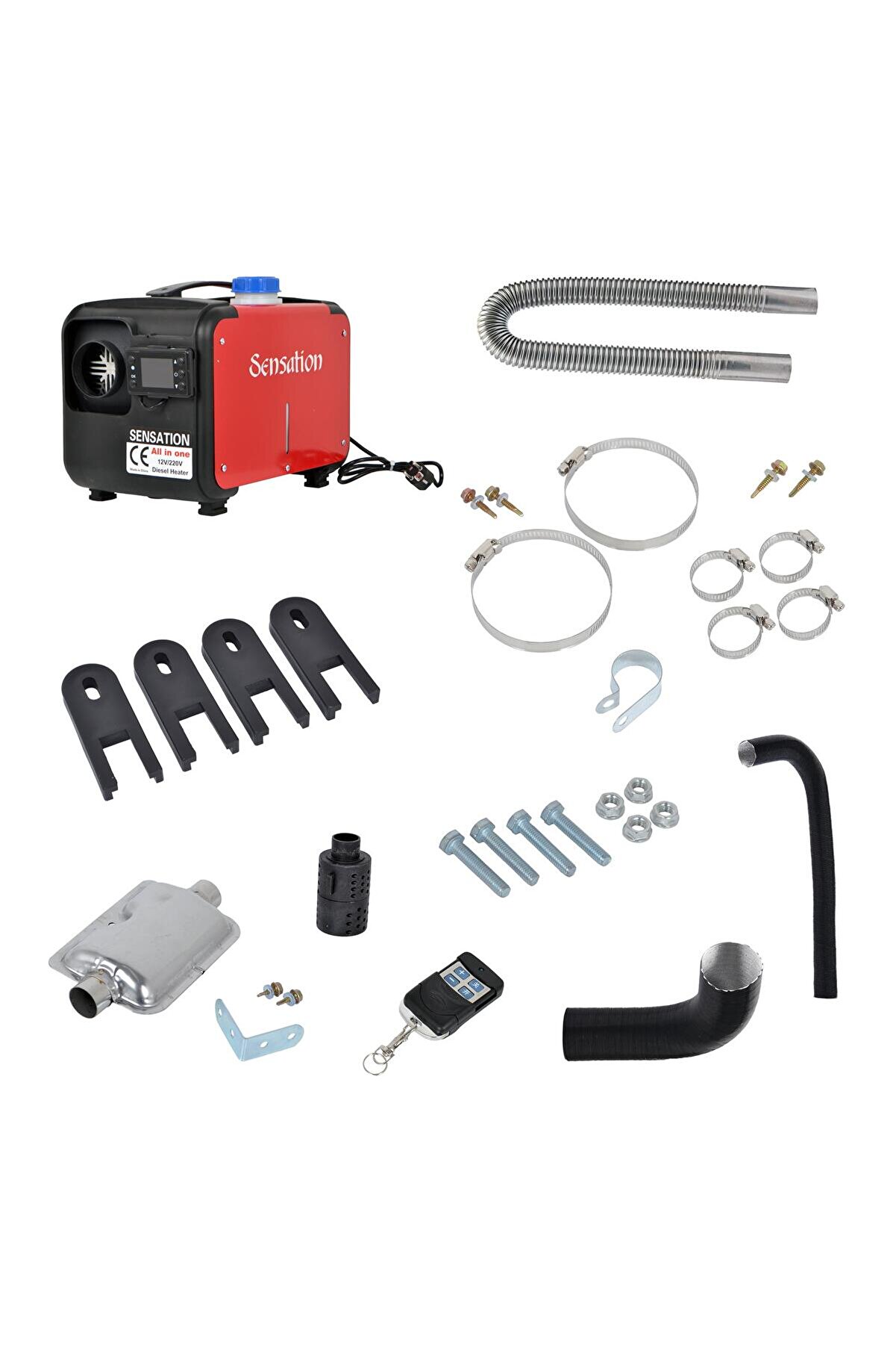 Sensation 5 Kw Webasto Taşınabilir Dizel Isıtıcı (12V-220V) Kırmızı - Fiyatı, Yorumları