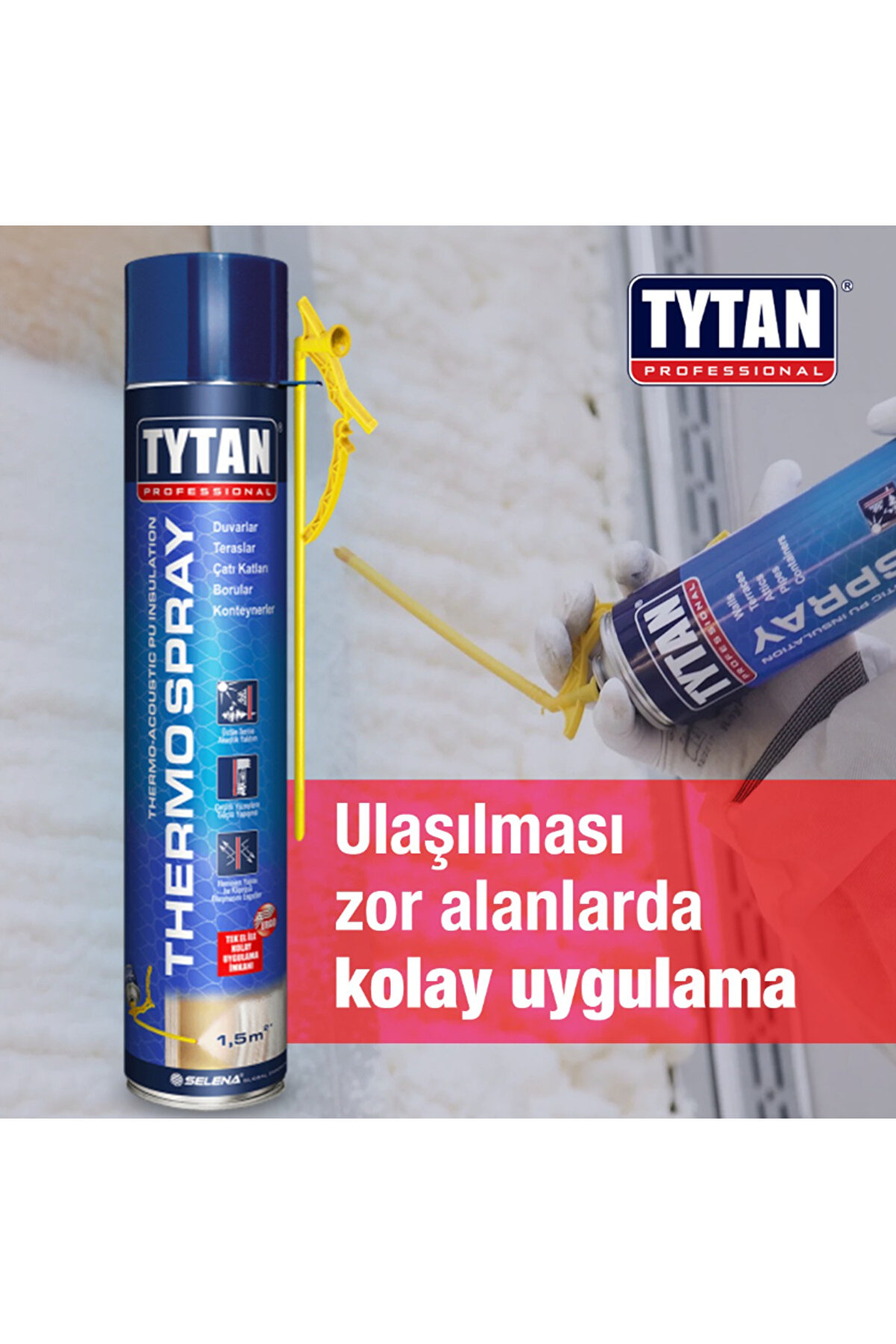 TYTAN Thermospray Isı ve Ses Yalıtım Köpüğü Pipetli 870ml Fiyatı ...