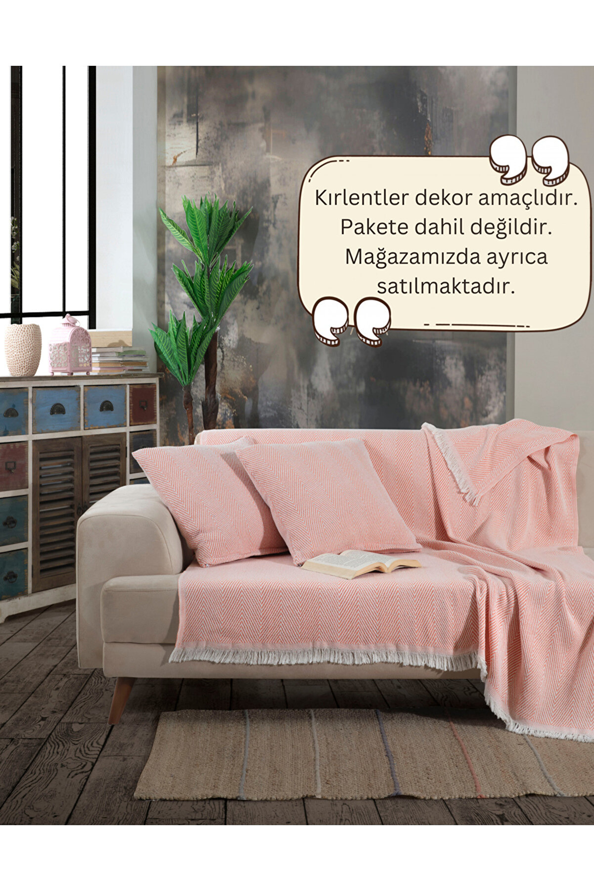 Lux Touch Lily Somon Koltuk Örtüsü 150 x 200 cm Kanepe Çekyat Divan ...