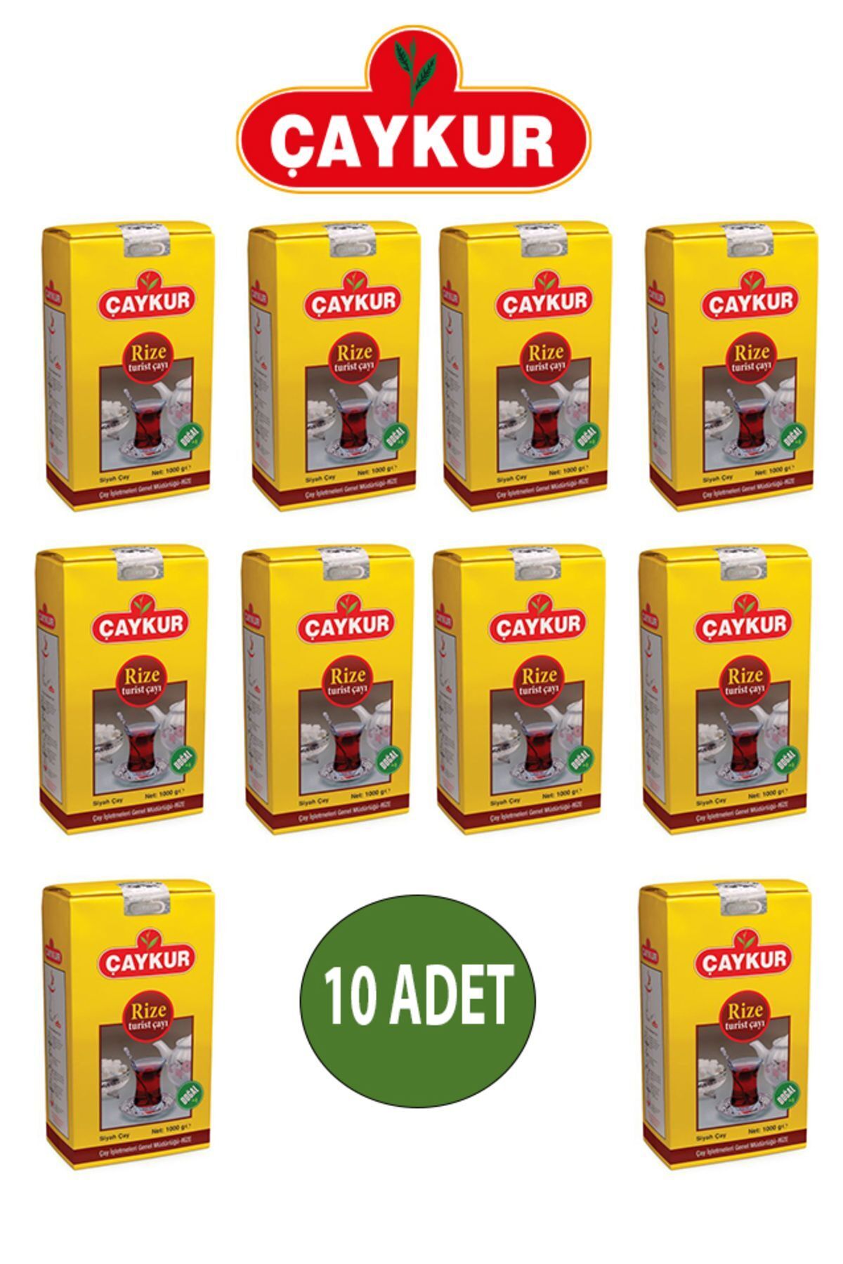 Çaykur Rize Turist Çayı 1000 Gr. 10 Adet ( 10 Kilogram ) Fiyatı ...