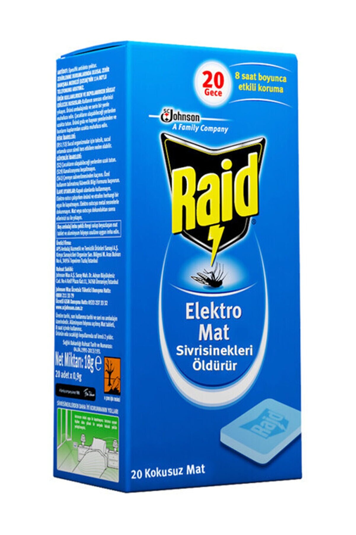 Raid Elektro Mat Tablet 20'li Kokusuz Sinek Kovucu Yorumları, Fiyatı ...