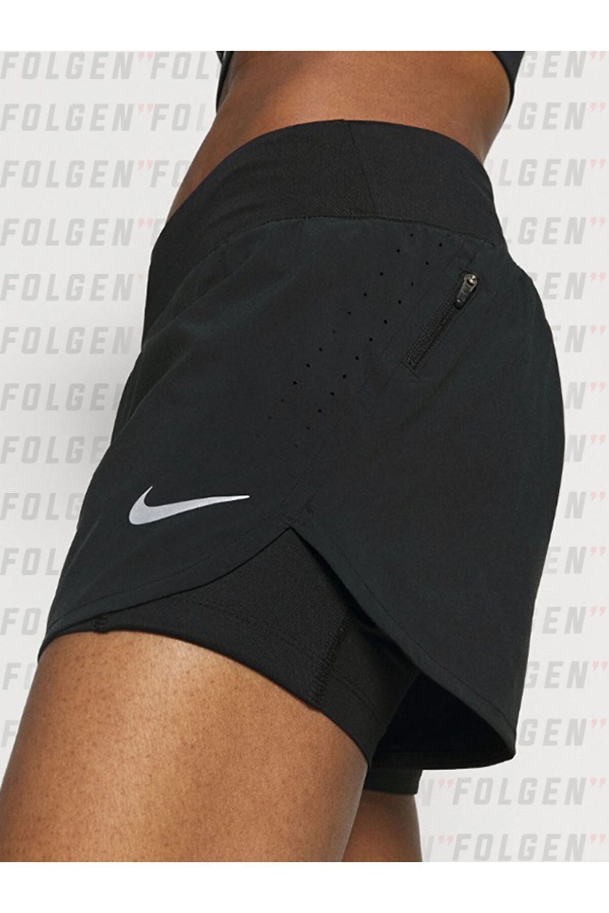Nike Performance Eclipse Short Sports Shorts Siyah Taytlı Kadın Şort ...