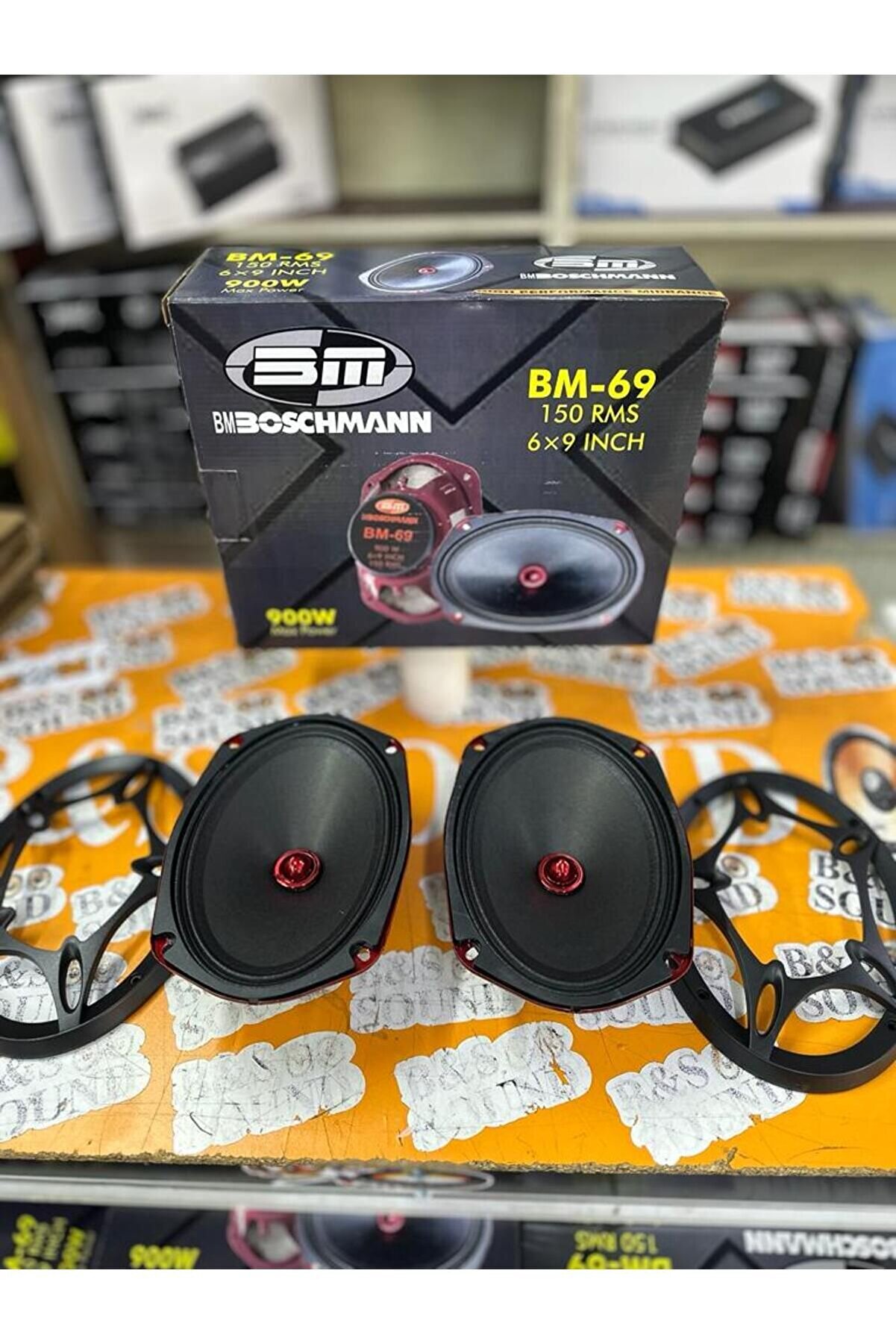 Boschmann 900 WAT 150 RMS OVAL MİDRANGE KIRMIZI MERMİ GÖBEK KAPAKLI Fiyatı, Yorumları - Trendyol