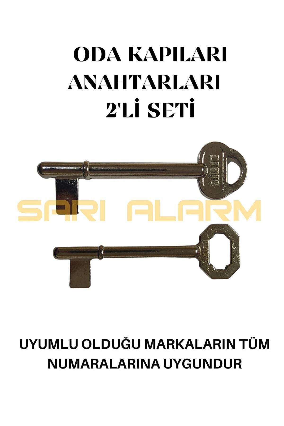 Sarı Alarm Maymuncuk Oda Kapısı Anahtarı - Tüm Numaraların Yerine Geçen ...