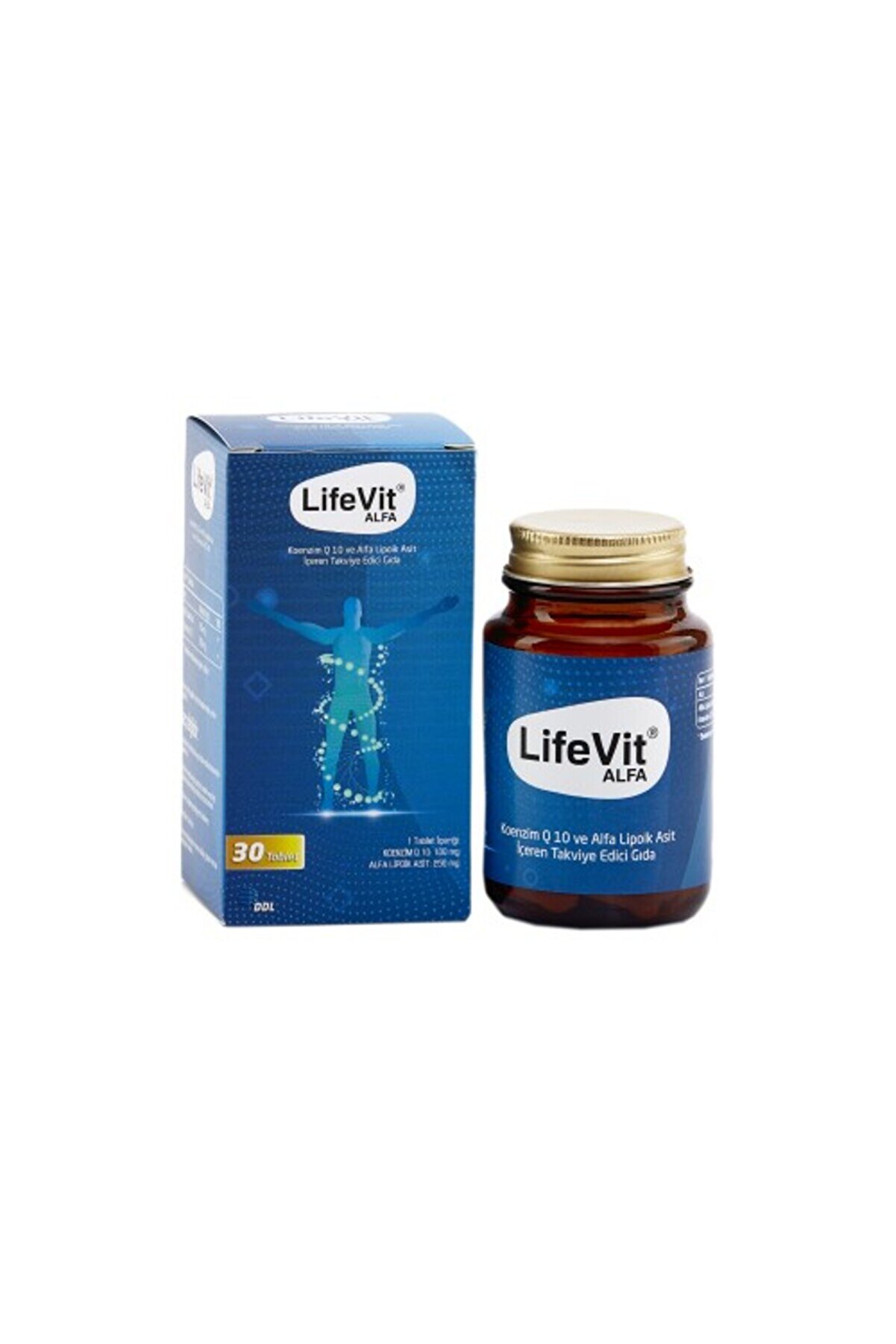 Lifevit Alfa 30 Tablet - Alfa Lipoik Asit I Koenzim Q10 I 1 Şişe=30 ...
