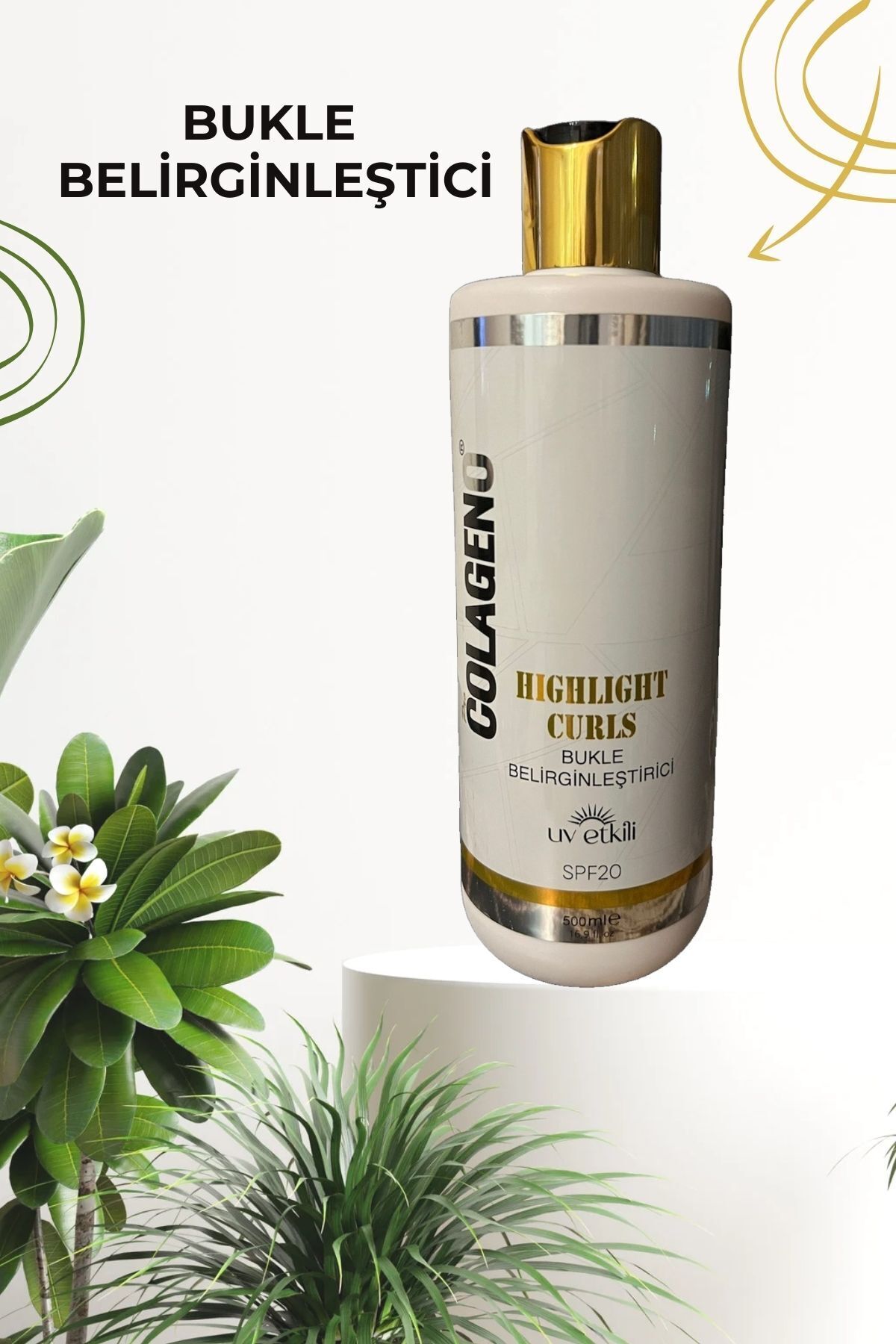 PROCOLAGENO Bukle Belirgenleştirici Durulanmayan Maske 500 Ml (Uv ...