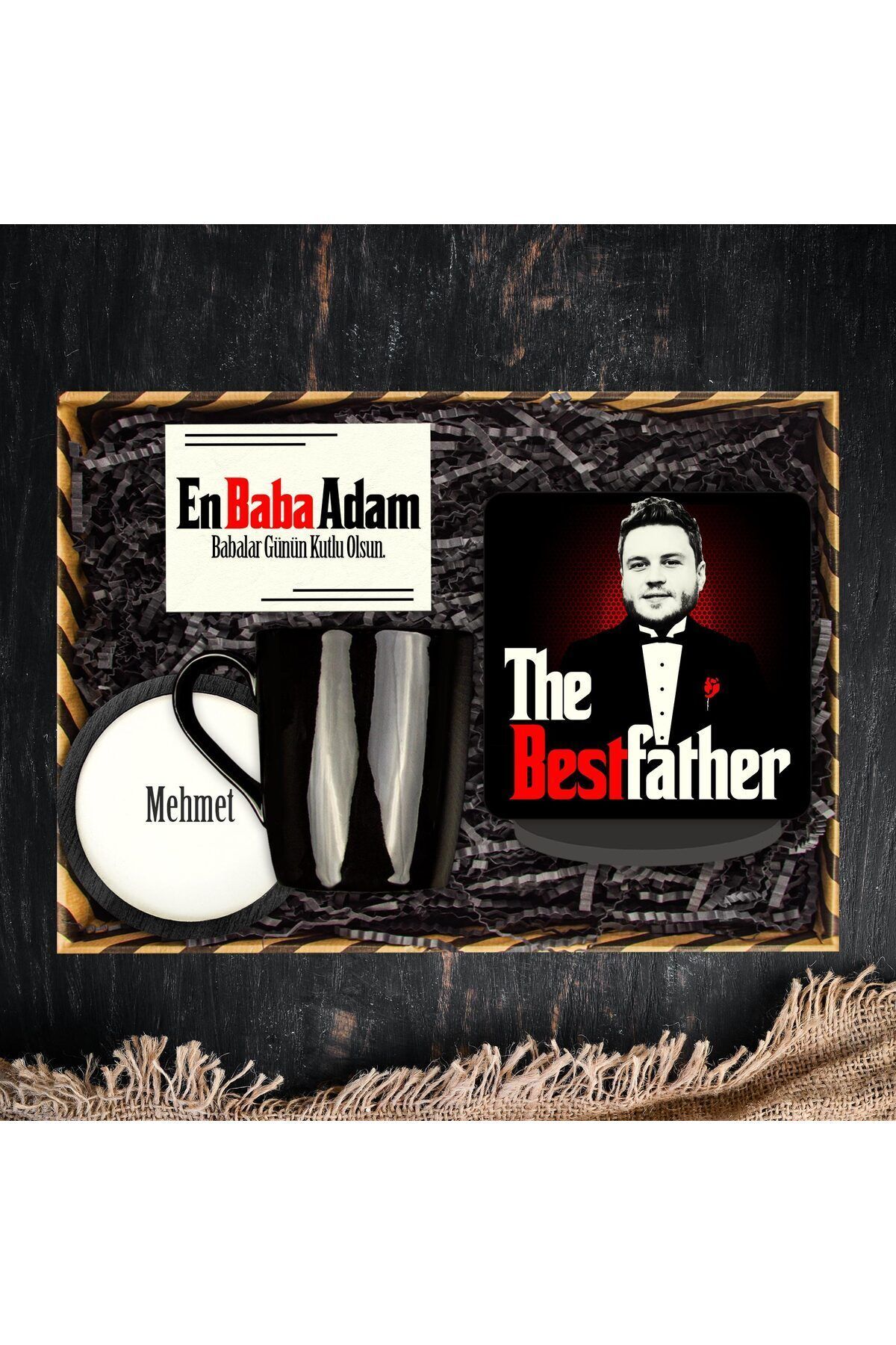 Motto Gift Babalar Gününe Özel Karikatür Biblolu En Baba Adam Hediye ...