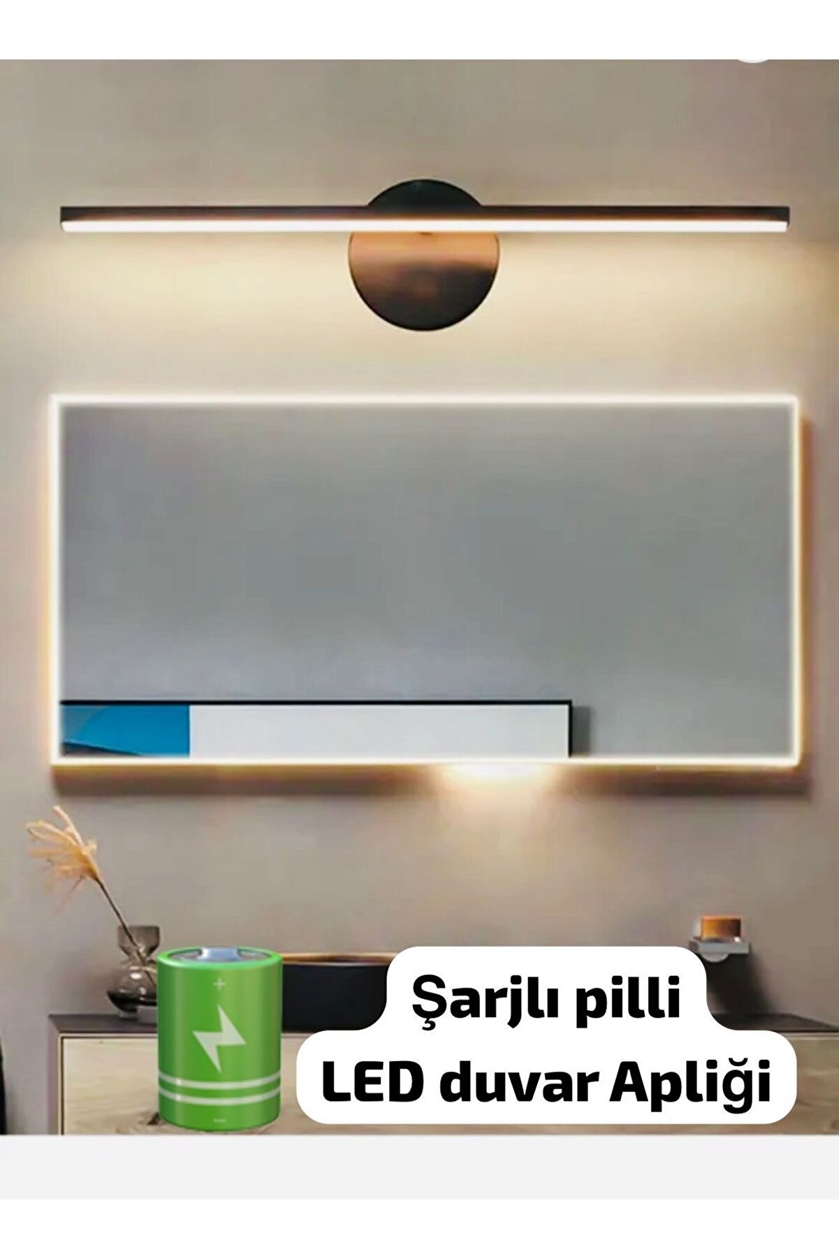 TEKNOFİYAT Şarjlı pilli Led duvar apliği yüksek ışık Fiyatı, Yorumları ...