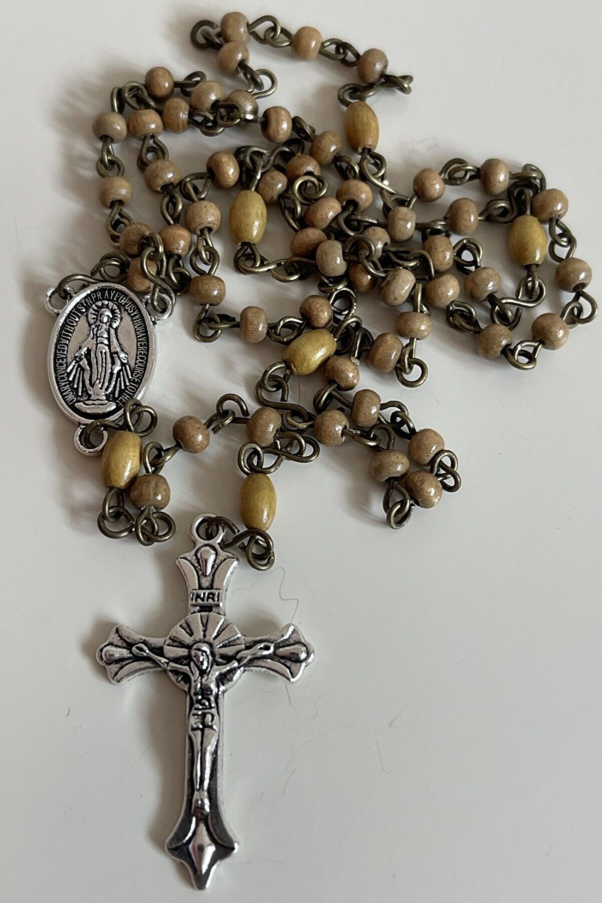 Yada Unique 4mm Ahşap Katolik Hristiyan Rosary Çocuk Tesbihi Fiyatı ...