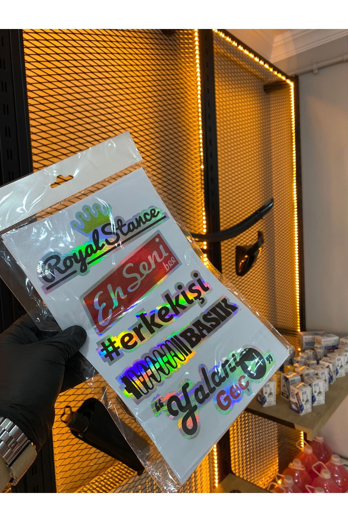 at aydın tuning OTO STİCKER / ARKA CAM HOLOGRAM YAZI SETİ / 5 YAZI KOMPLE SET Fiyatı, Yorumları ...