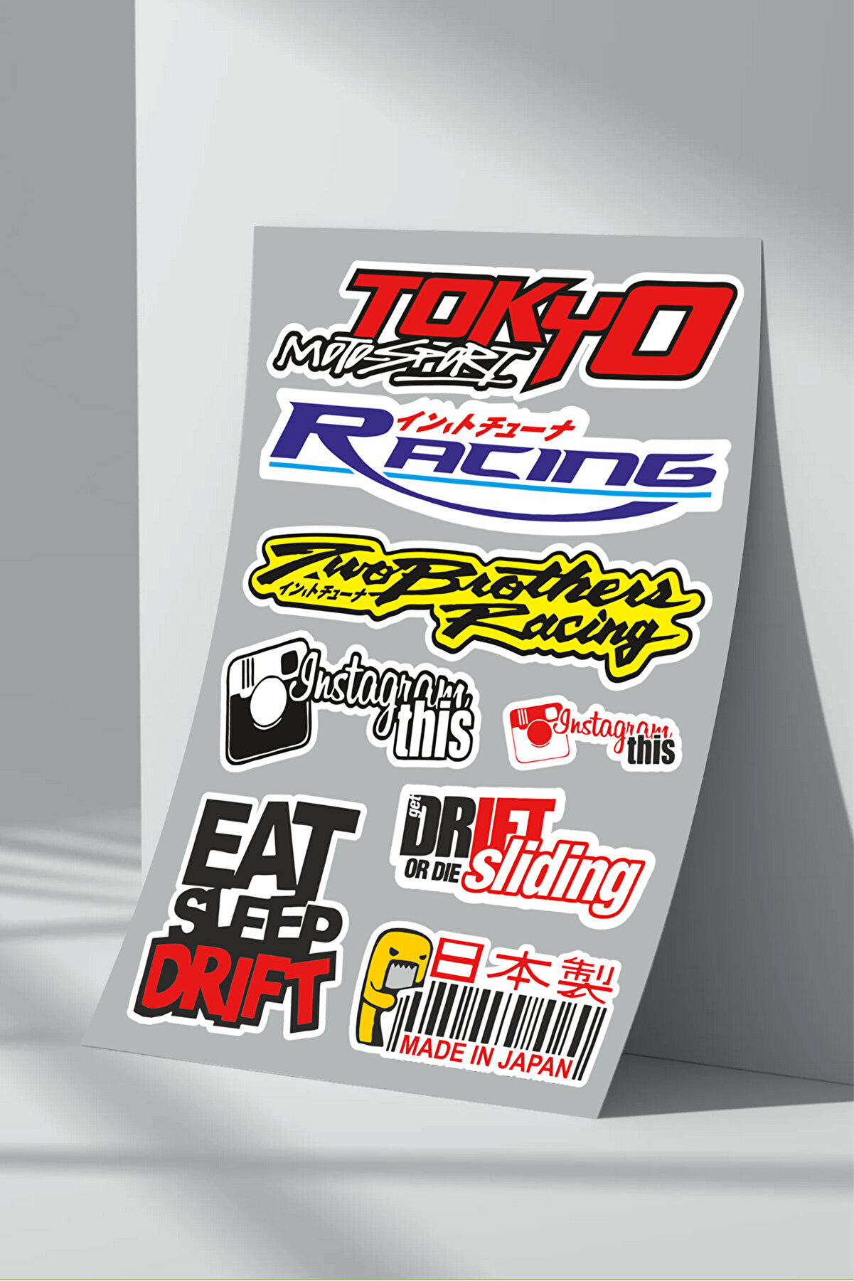 Sticker Market Sponsor Motosiklet Bisiklet Araç Sticker Seti (20 ...