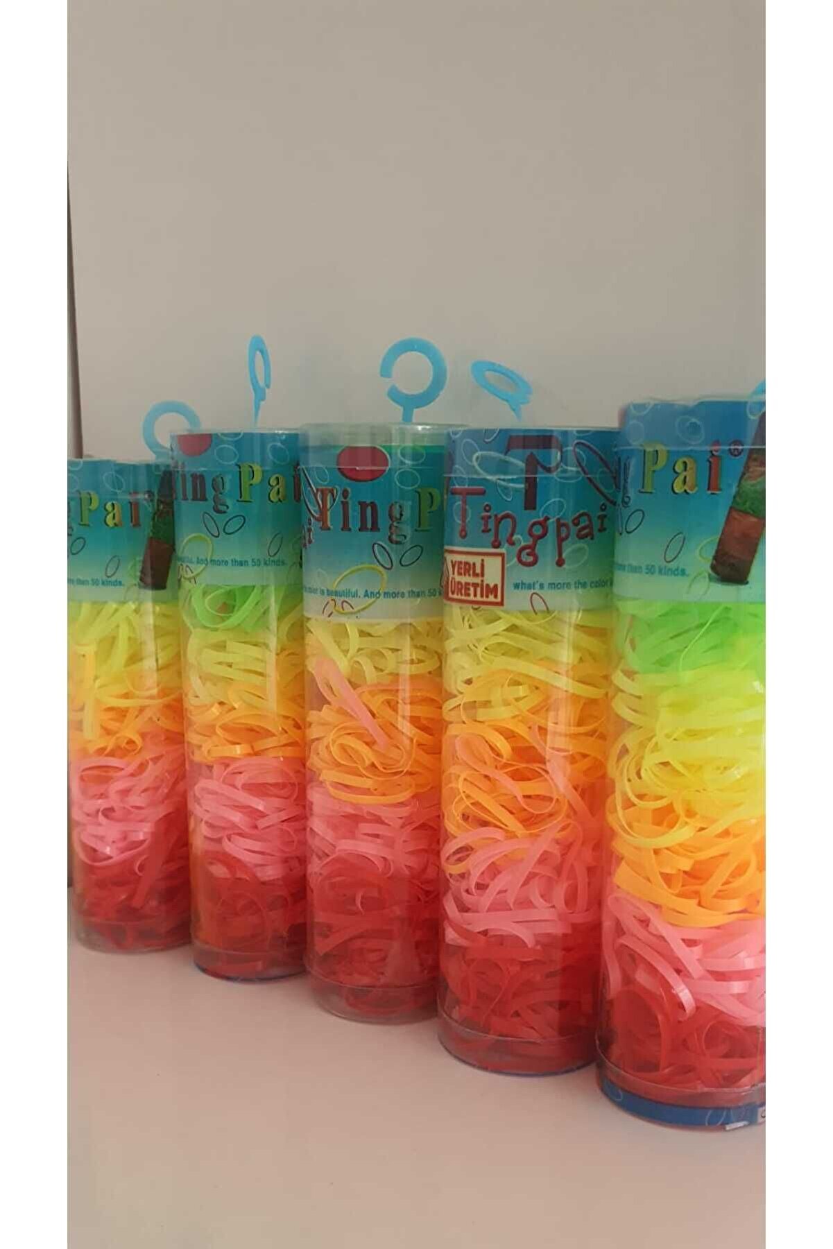 tingpai Renkli Cimcime Saç Lastik Toka Kız Cocuk Tokasi 5 Adet Fiyatı ...