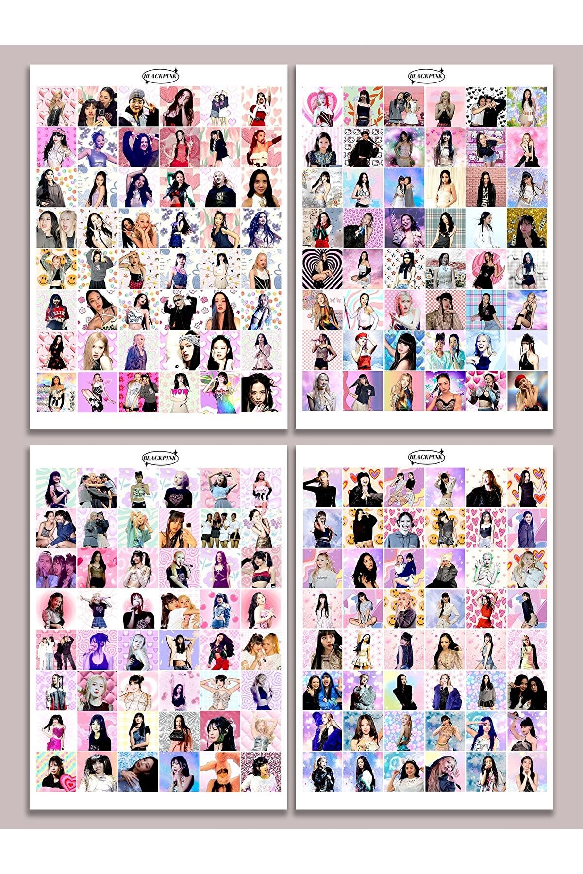 Güneş Kırtasiye Blackpink Born Pink Dünya Turu 192 Sticker Etiket 4 ...