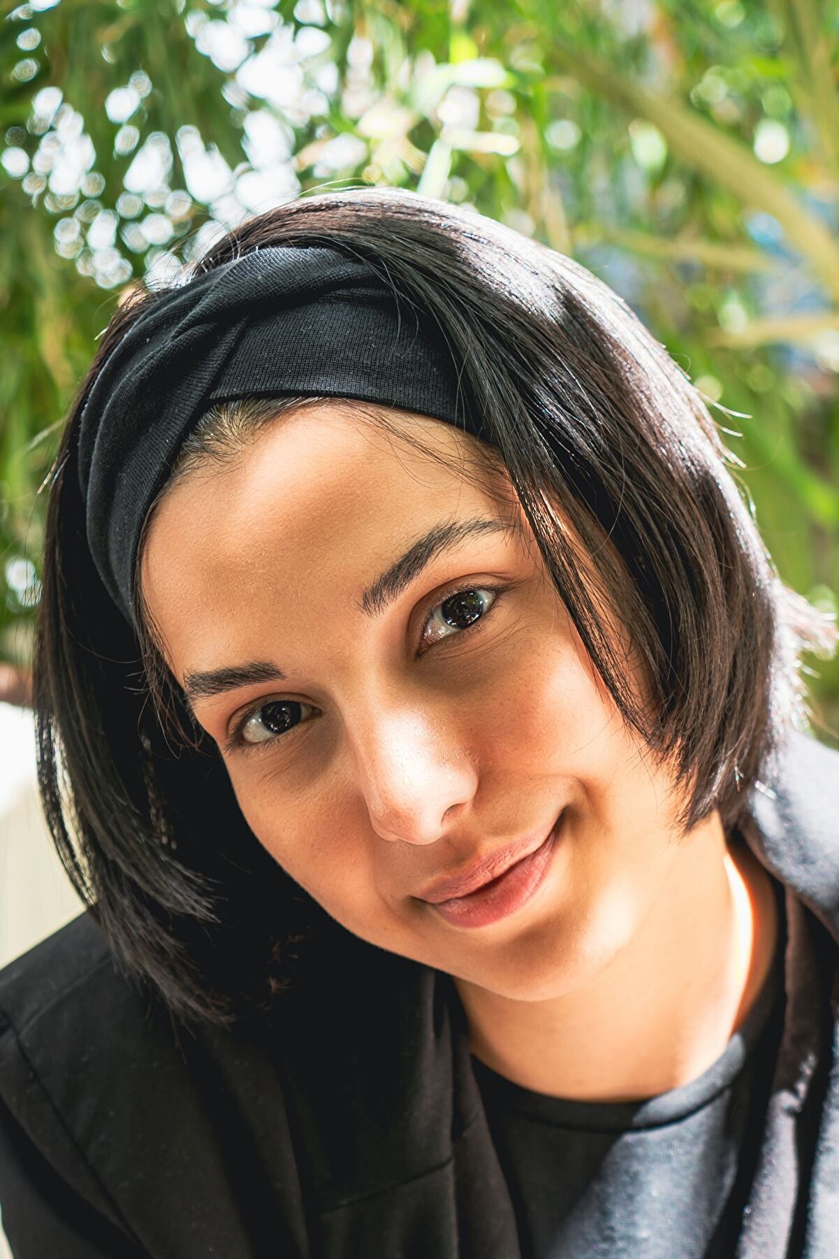 Mrey Siyah Çapraz Şık Bandana | Saç Bandanası | Saç Bandı Kadın Bandana ...