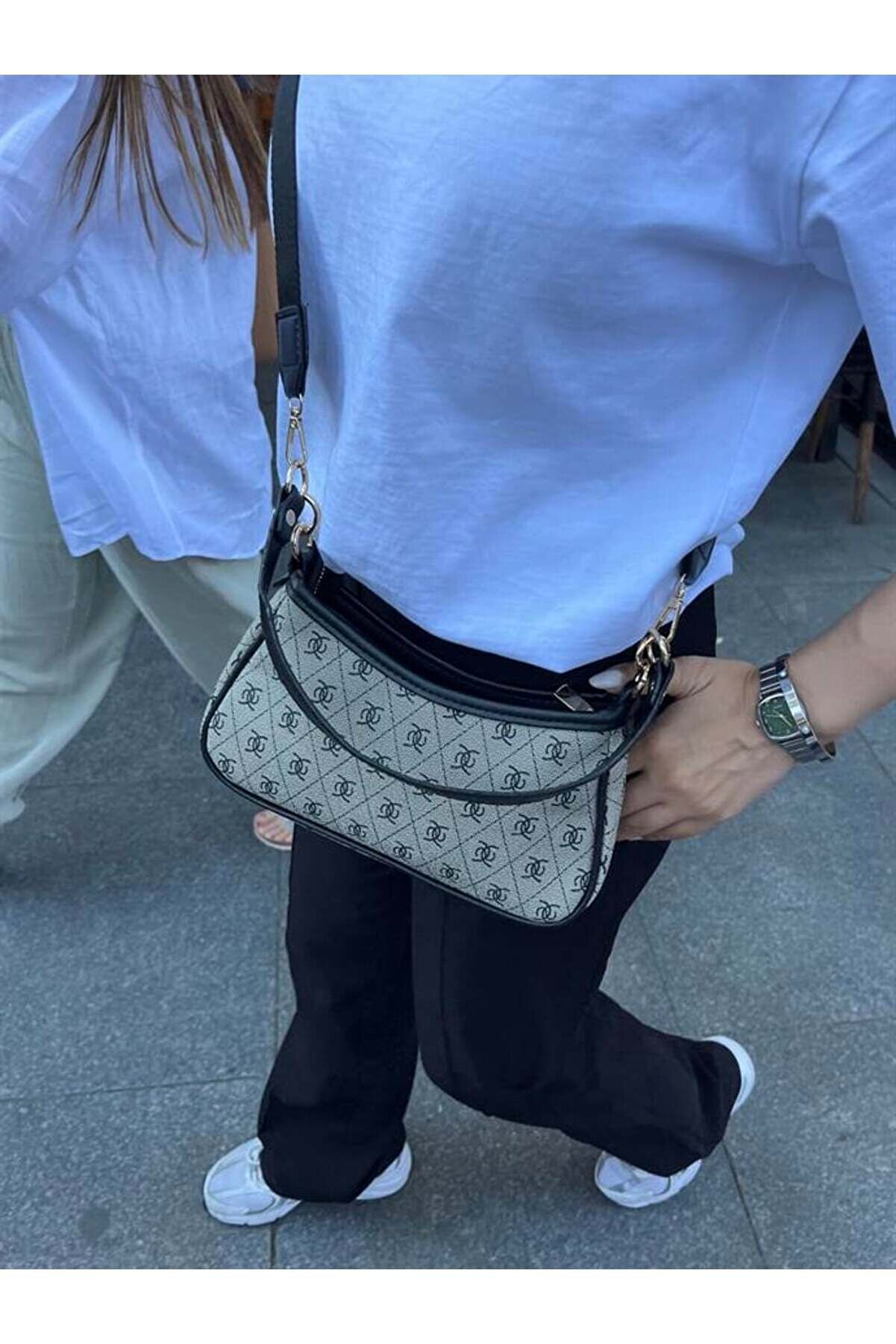 tico bags Monogram Desenli Kadın Omuz ve Kol Çantası Alisa Fiyatı ...