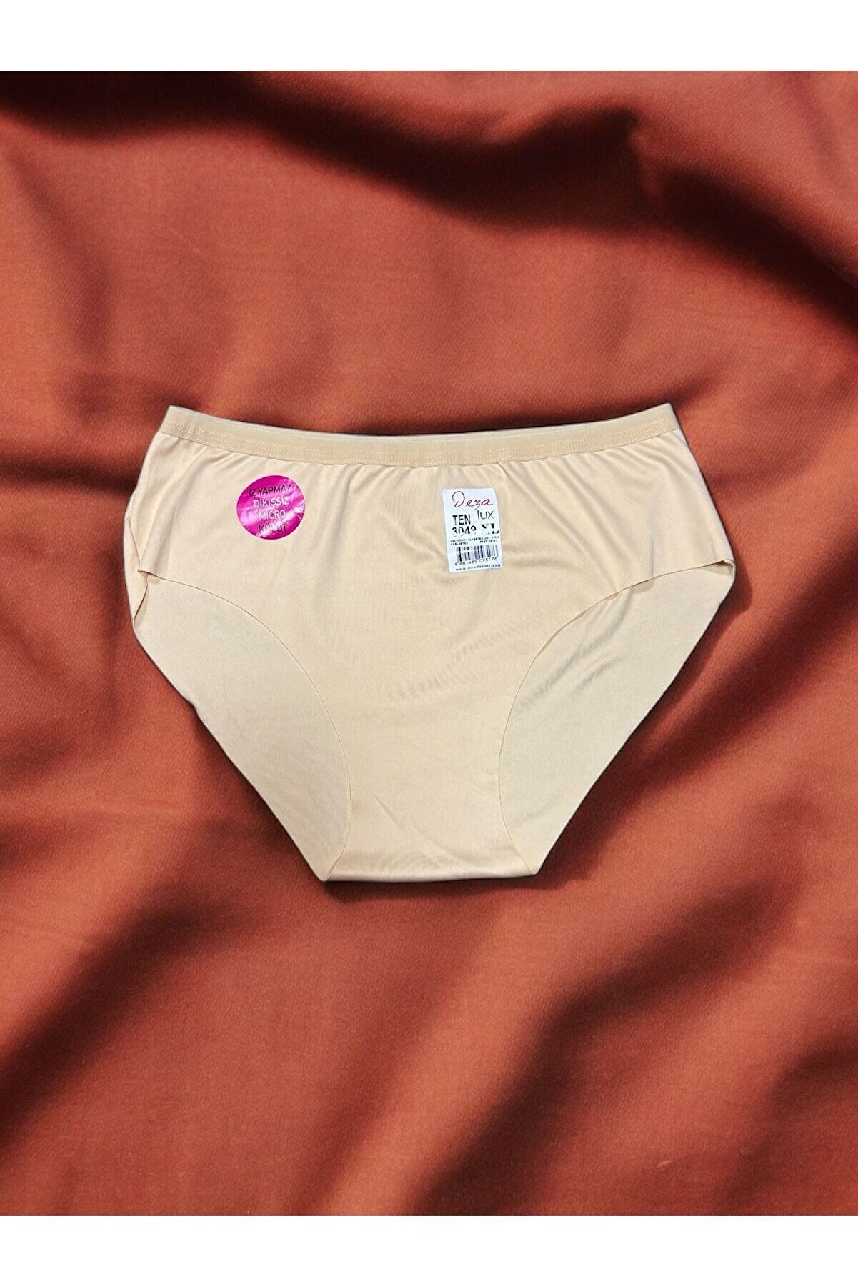 Dondeza Dikişsiz Beli Lastikli Lazer Kesim Yüksek Bel İz Belli Etmeyen ...