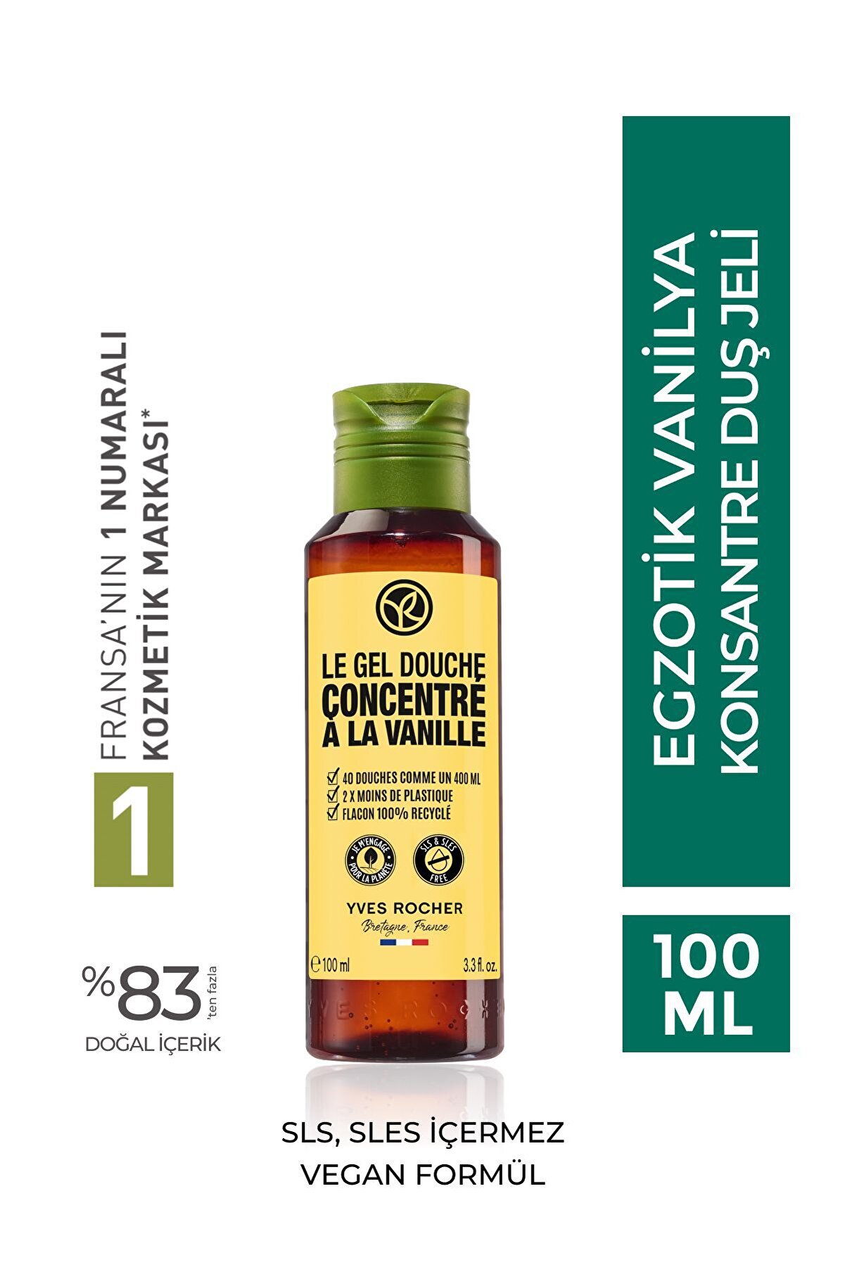 Yves Rocher Konsantre Duş Jeli - Egzotik Vanilya - 100ml Fiyatı ...