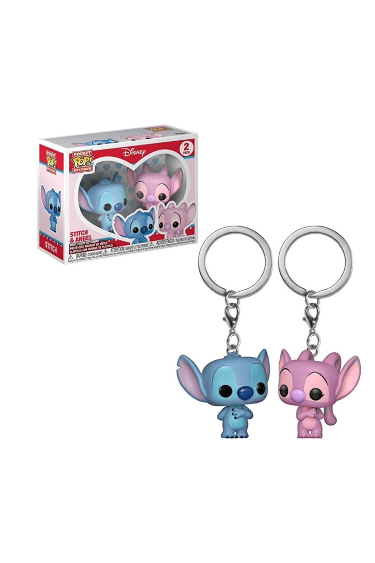 Genel Markalar Pop Stitch & Angel Disney Figür Karakter Anahtarlık ...