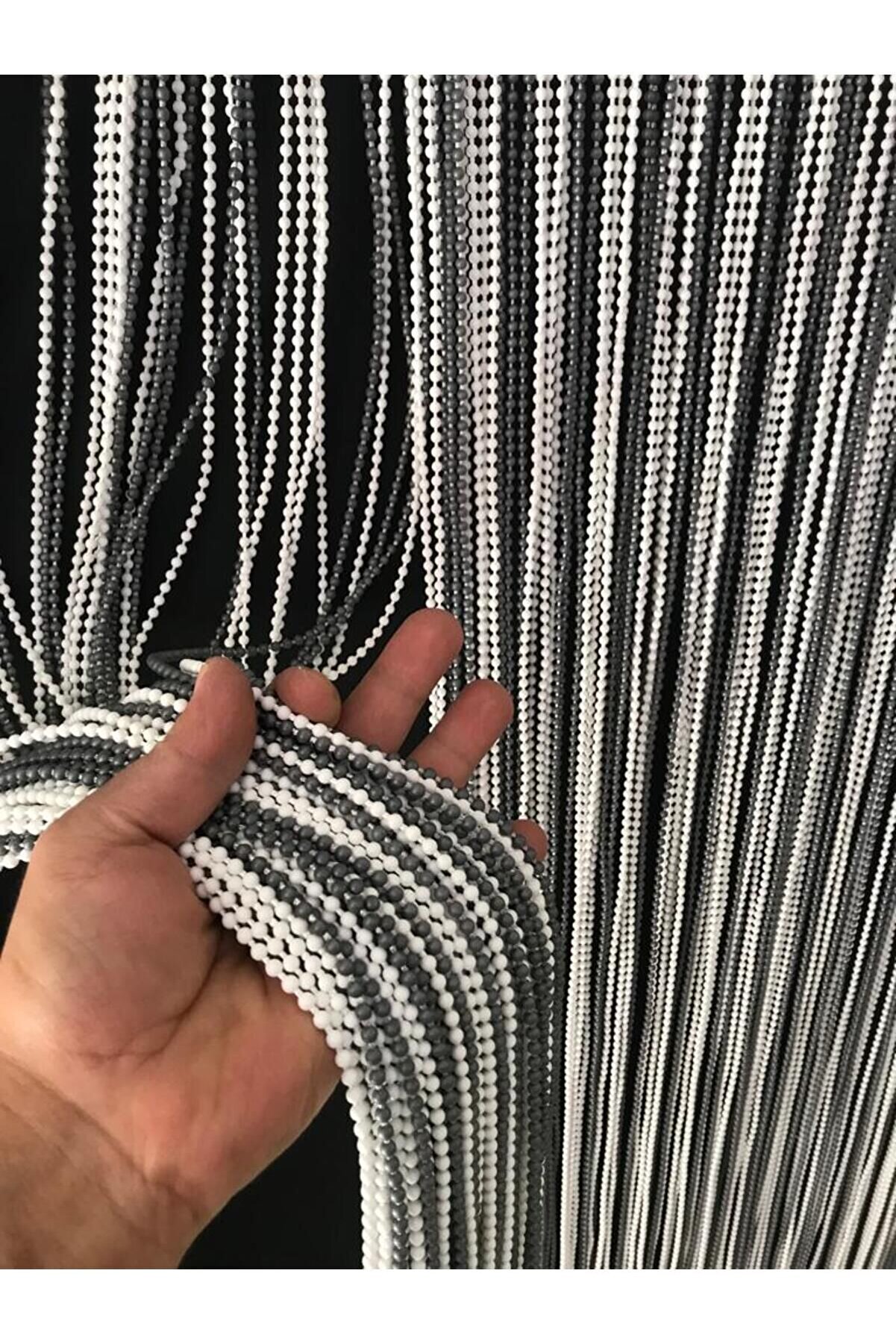 özdeğer home 100x180 kahverengi 5mm aralık Kapı Boncuk Perde Ahşap Kapı ...