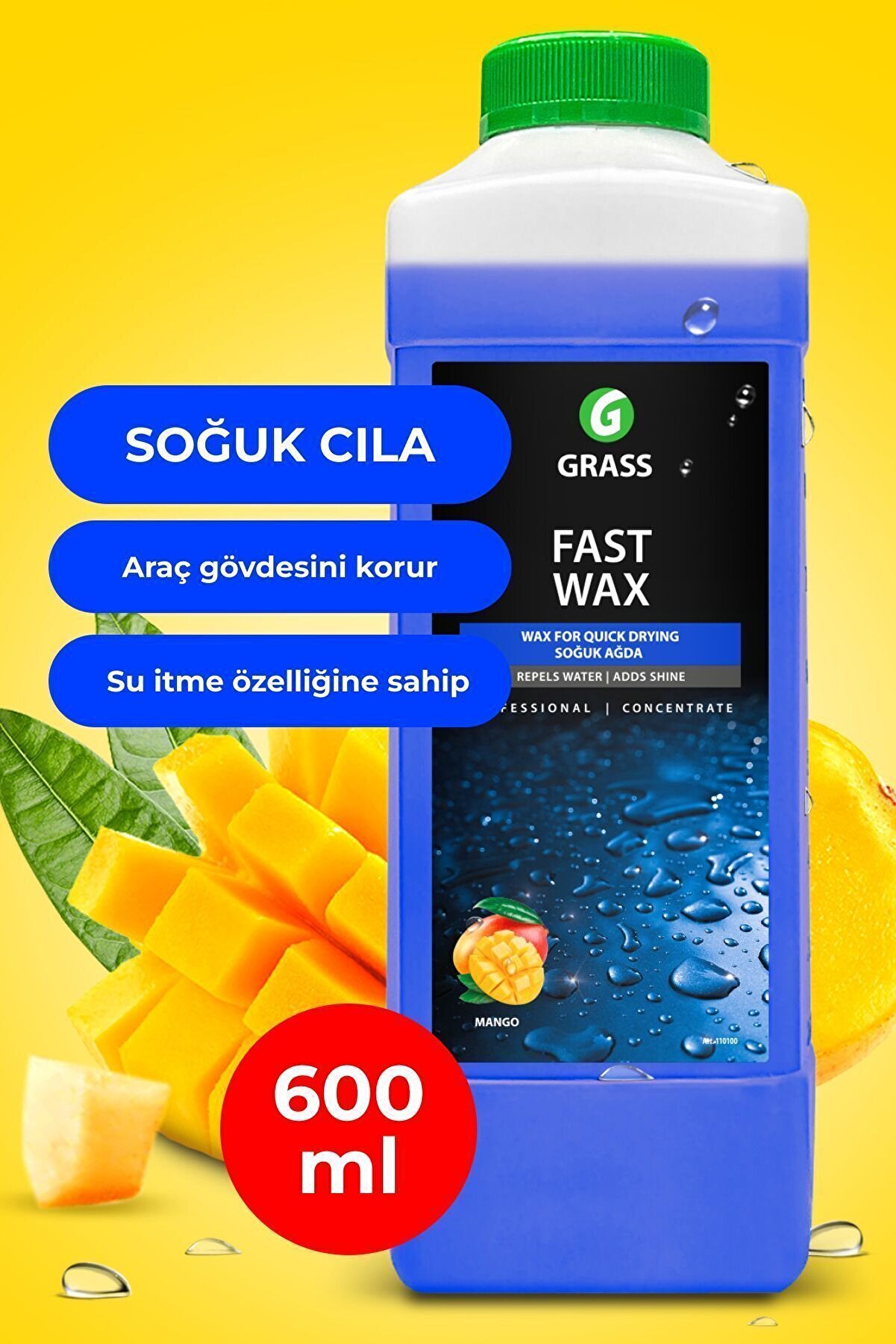 GRASS Hızlı Cila Fast Wax Polısh Boya Koruma Islak Cila 1l Yıkama Sonrası Kullanım Fiyatı ...