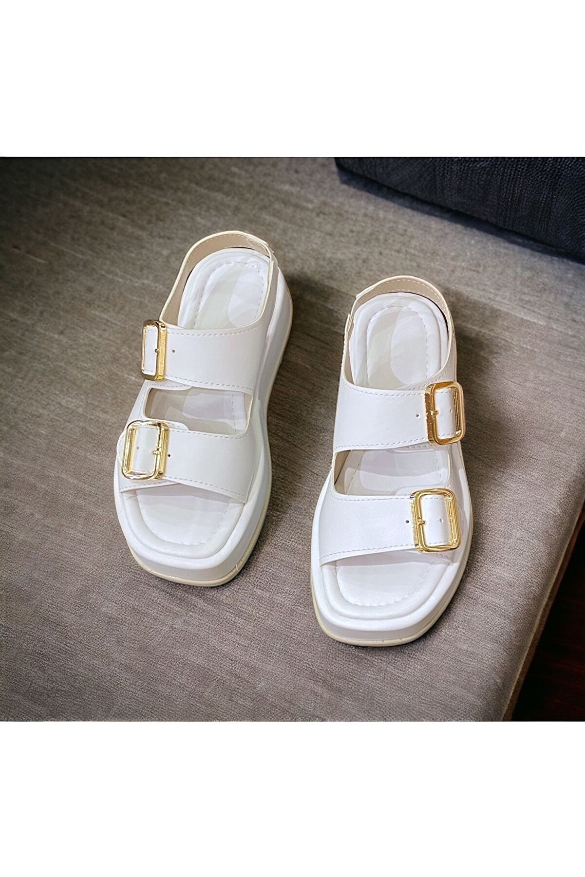 runa shoes kalın tabanlı çift toka sandalet Fiyatı, Yorumları - Trendyol