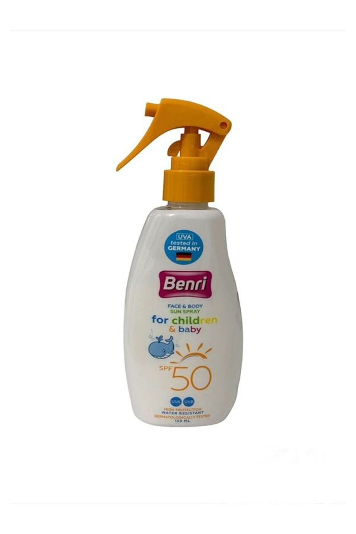 Benri Yüksek Korumalı Çocuk & Bebek Güneş Spreyi 50SPF 150 ml Güneş ...